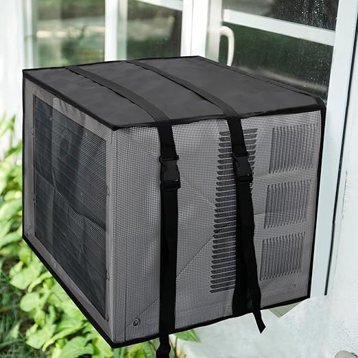 Amazon.com: Luxiv Newest Design Mesh Window Air Conditioner Cover ...