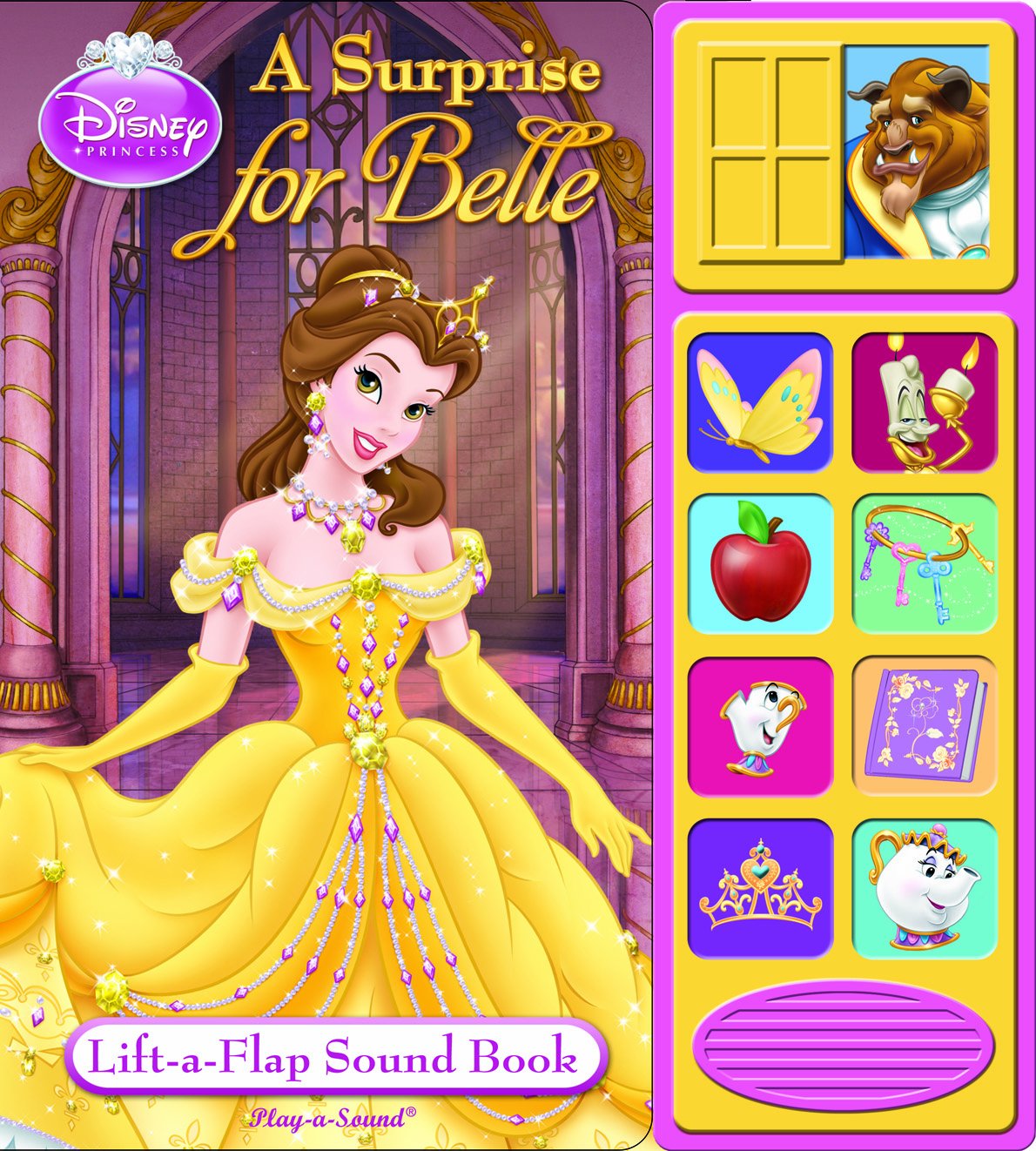 Disney Princess - A Surprise for Belle (Lift-a-Flap Sound Book): Amazon ...