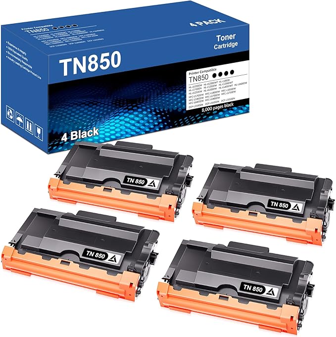 Amazon.com: TN850 TN820 Toner Cartridge High Yield Compatible for ...