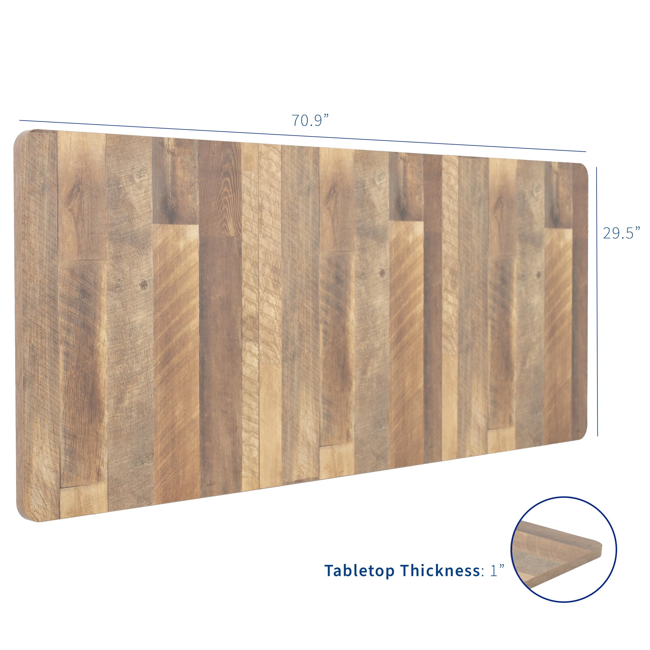 VIVO Universal 71 x 30 inch Table Top for Standard and Sit to Stand ...