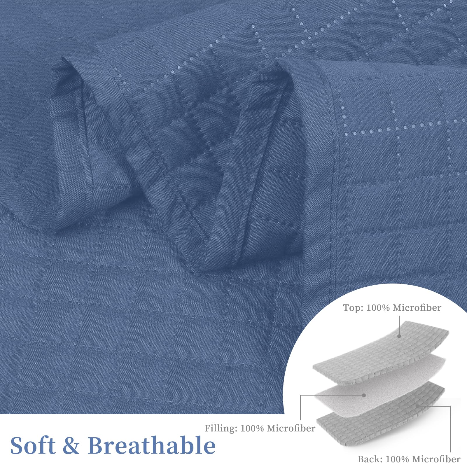 Snapklik.com : HollyHOME Luxury Checkered Super Soft Solid Single ...