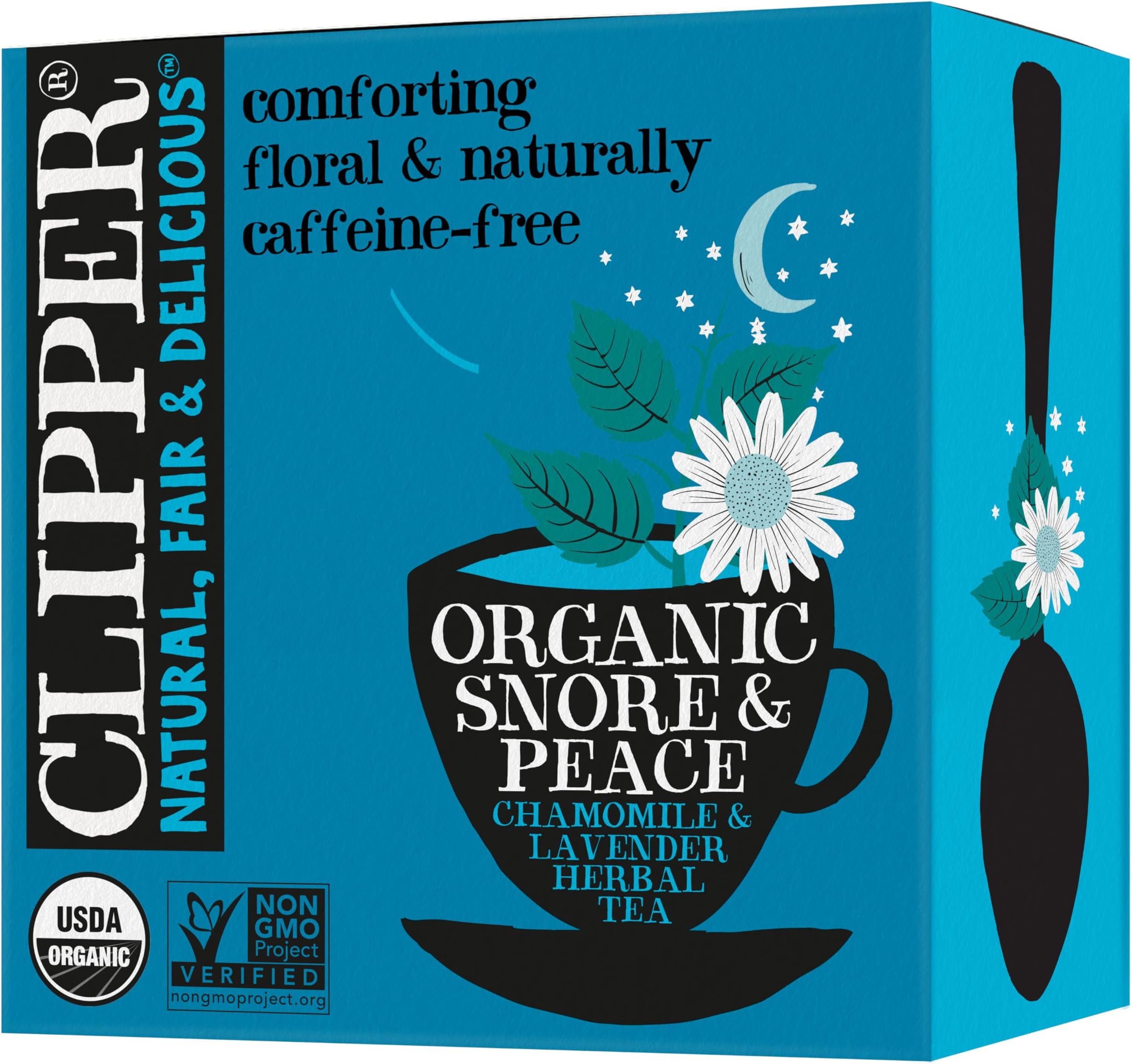 Amazon.com : Clipper Tea Snore and Peace Chamomile & Lavender Herbal ...