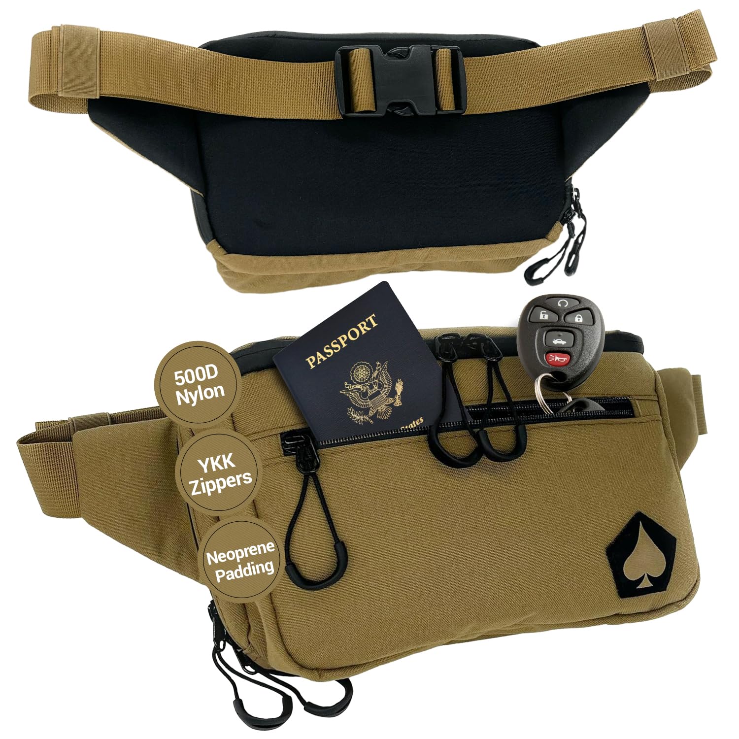 Amazon.com: HighSpeedDaddy Concealed Carry Fanny Pack - 500D Water ...