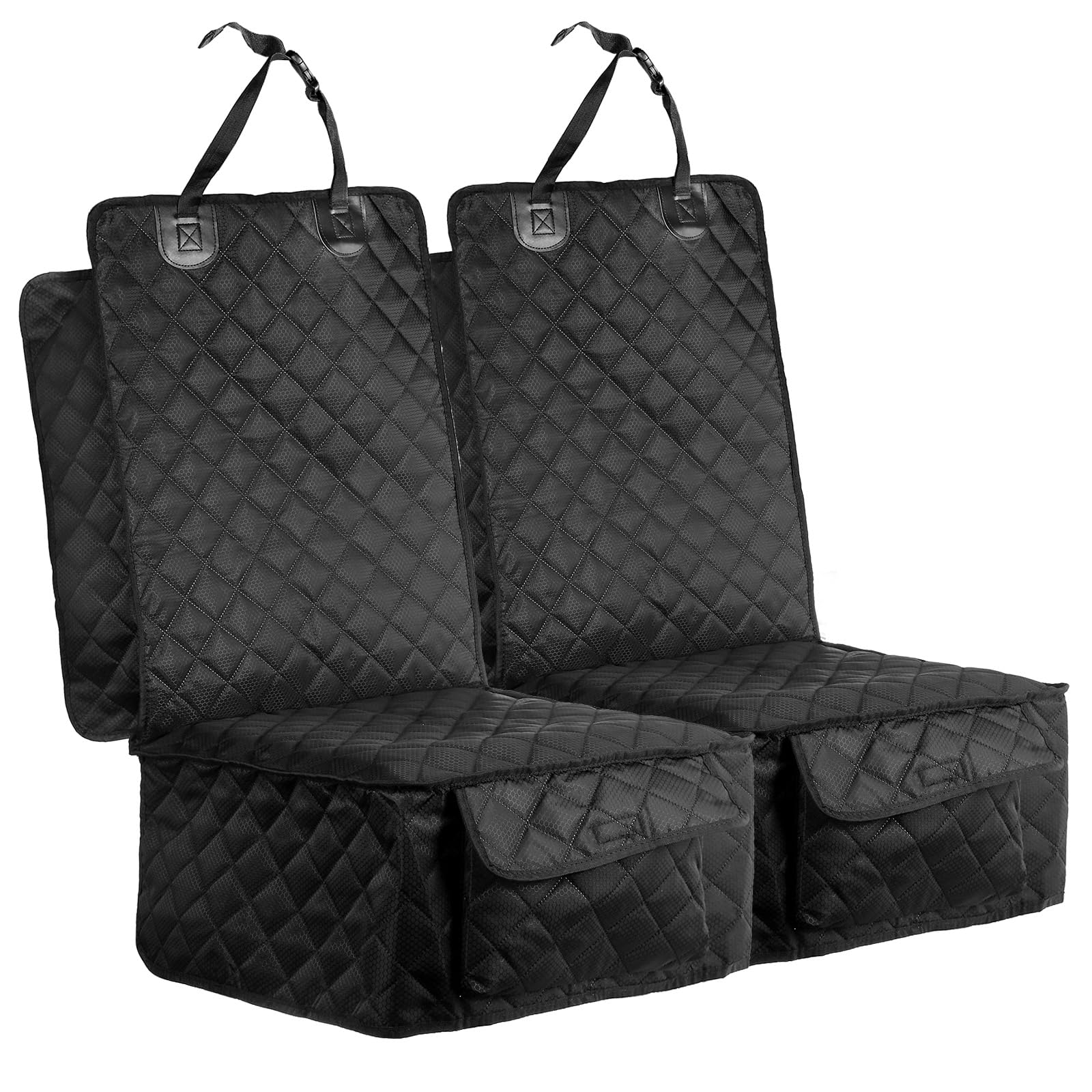 Amazon.com : Fasmov 2 Pack Front Dog Car Seat Cover, Full Protection ...