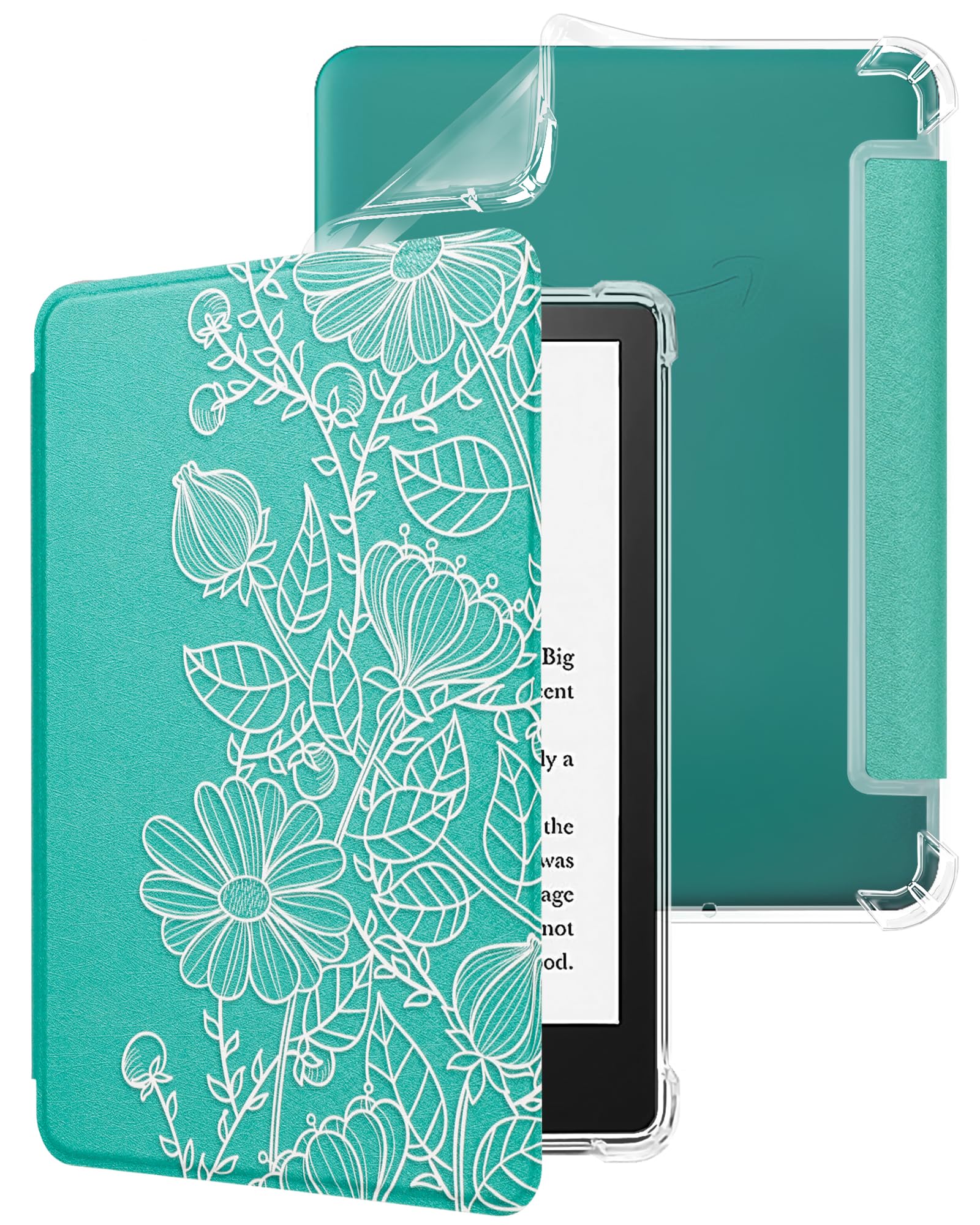 Amazon.com: WALNEW Case for 7" Kindle Paperwhite 12th Generation 2024 ...