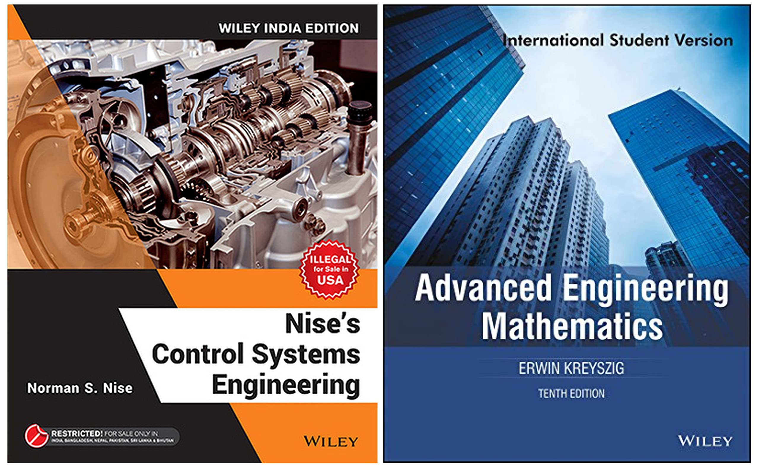 Buy Advanced Engineering Mathematics, 10ed, ISV & Nise's Control ...