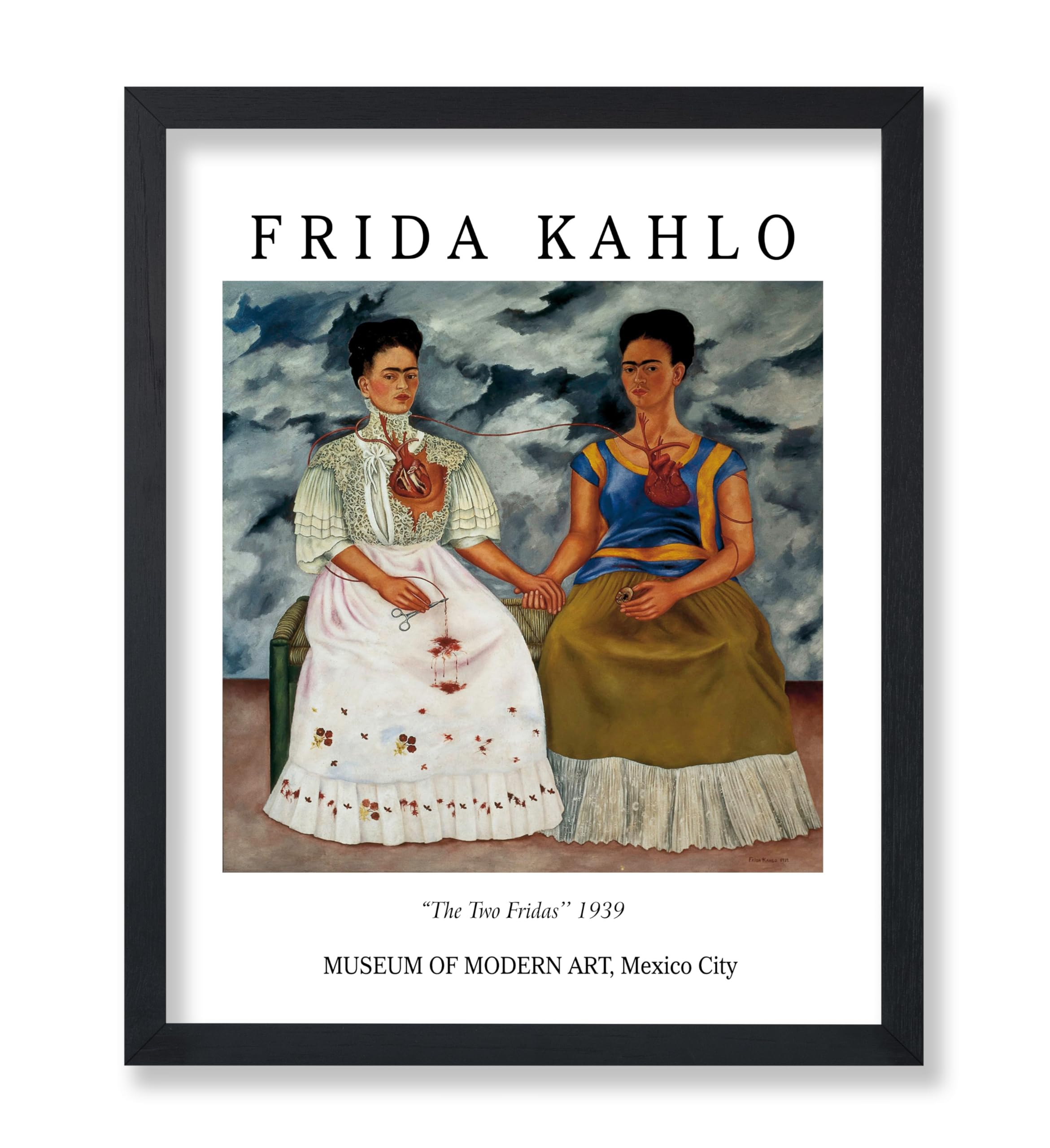 Amazon.com: Poster Master Vintage Frida Poster - Retro The Two Fridas ...
