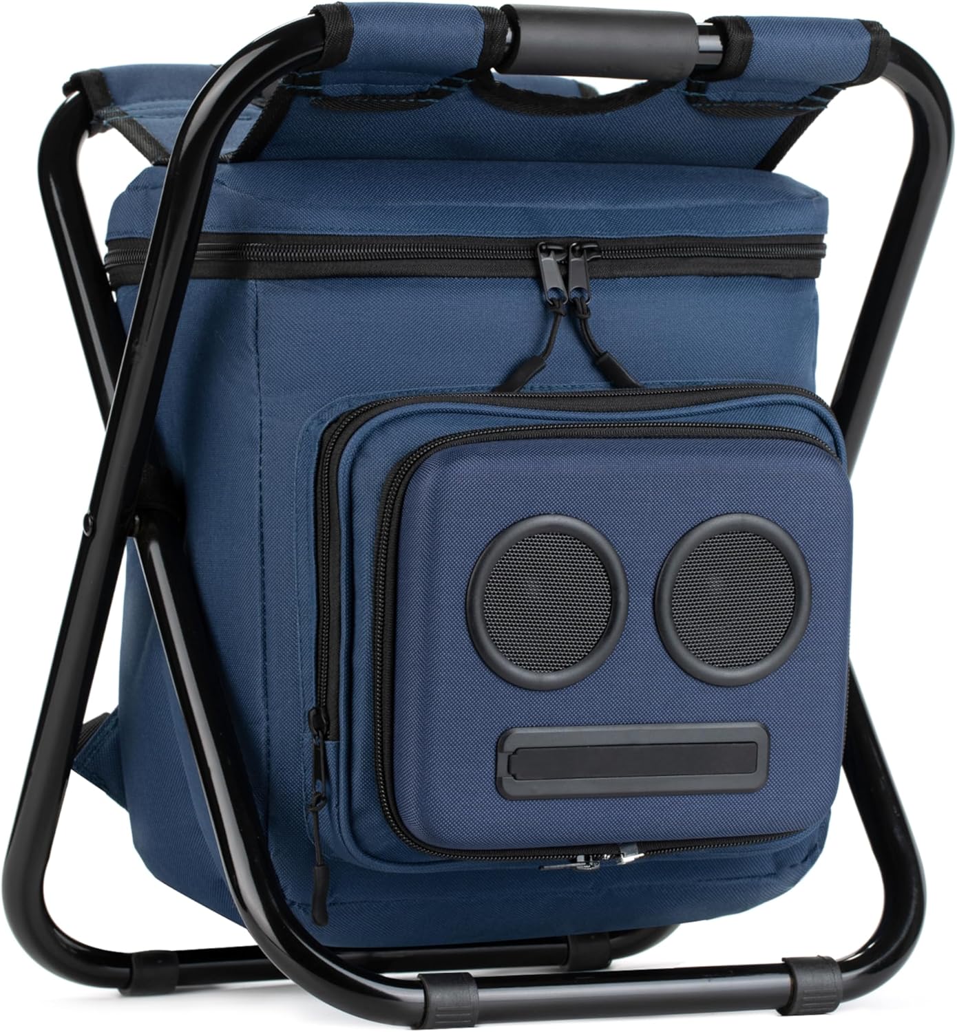 Amazon.com: SUPER REAL Backpack Cooler Chair with Speakers. 20-Watt ...