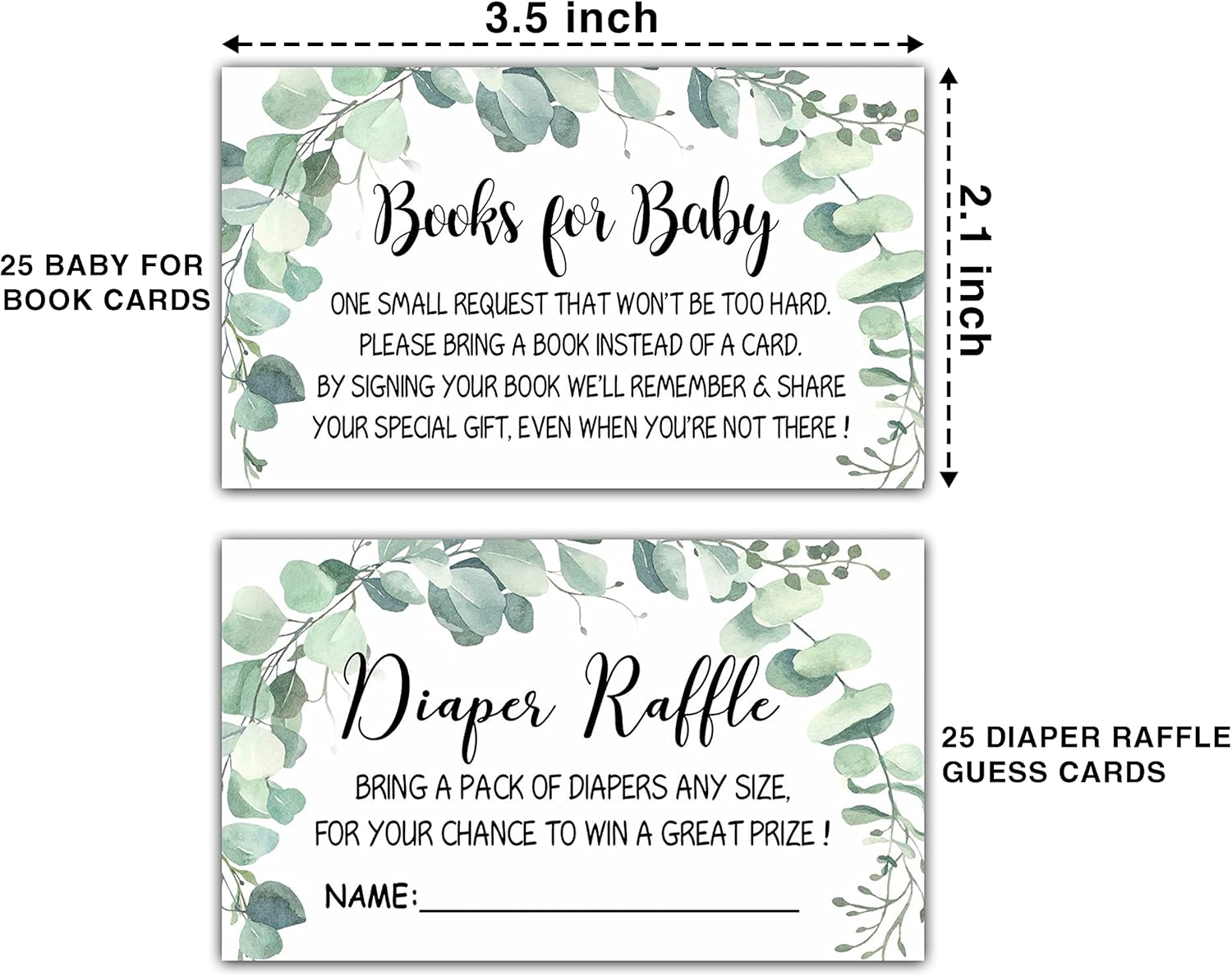 Kit de invitación para baby shower, juegos de rifa de pañales, libros ...