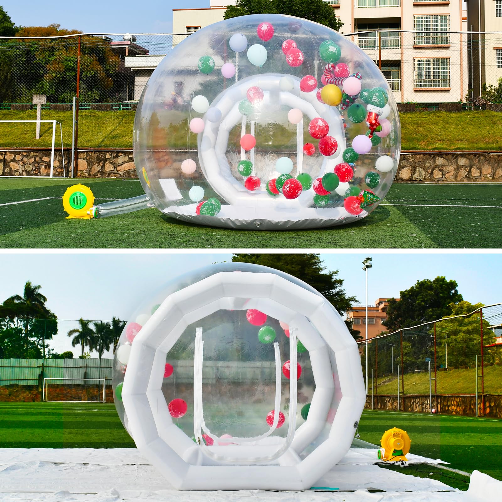 Snapklik.com : Taotaofun Inflatable Bubble House 10FT Transparent ...