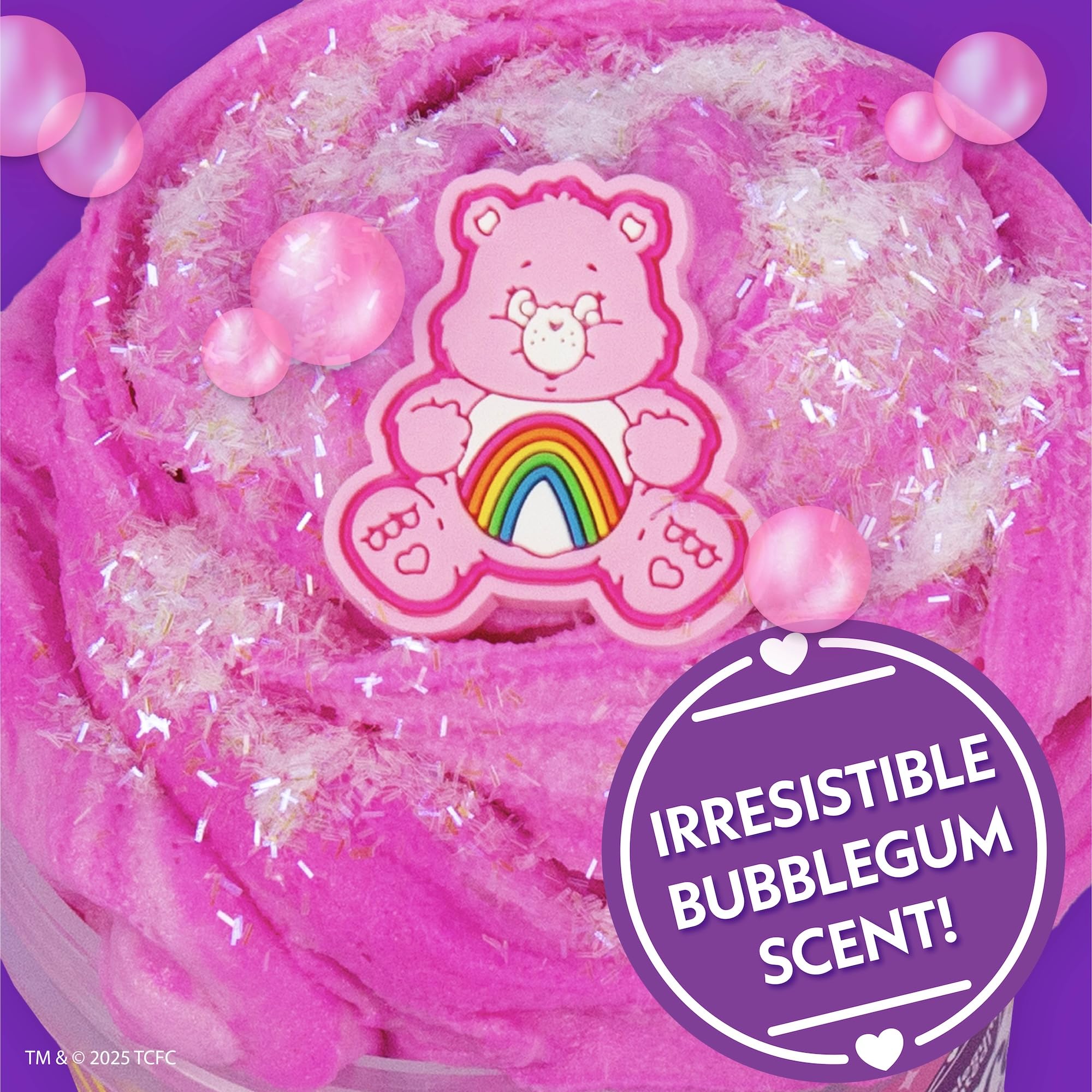 Snapklik.com : Care Bears Cheer Bear SLIMYGLOOP, Pink Bubblegum-Scented ...