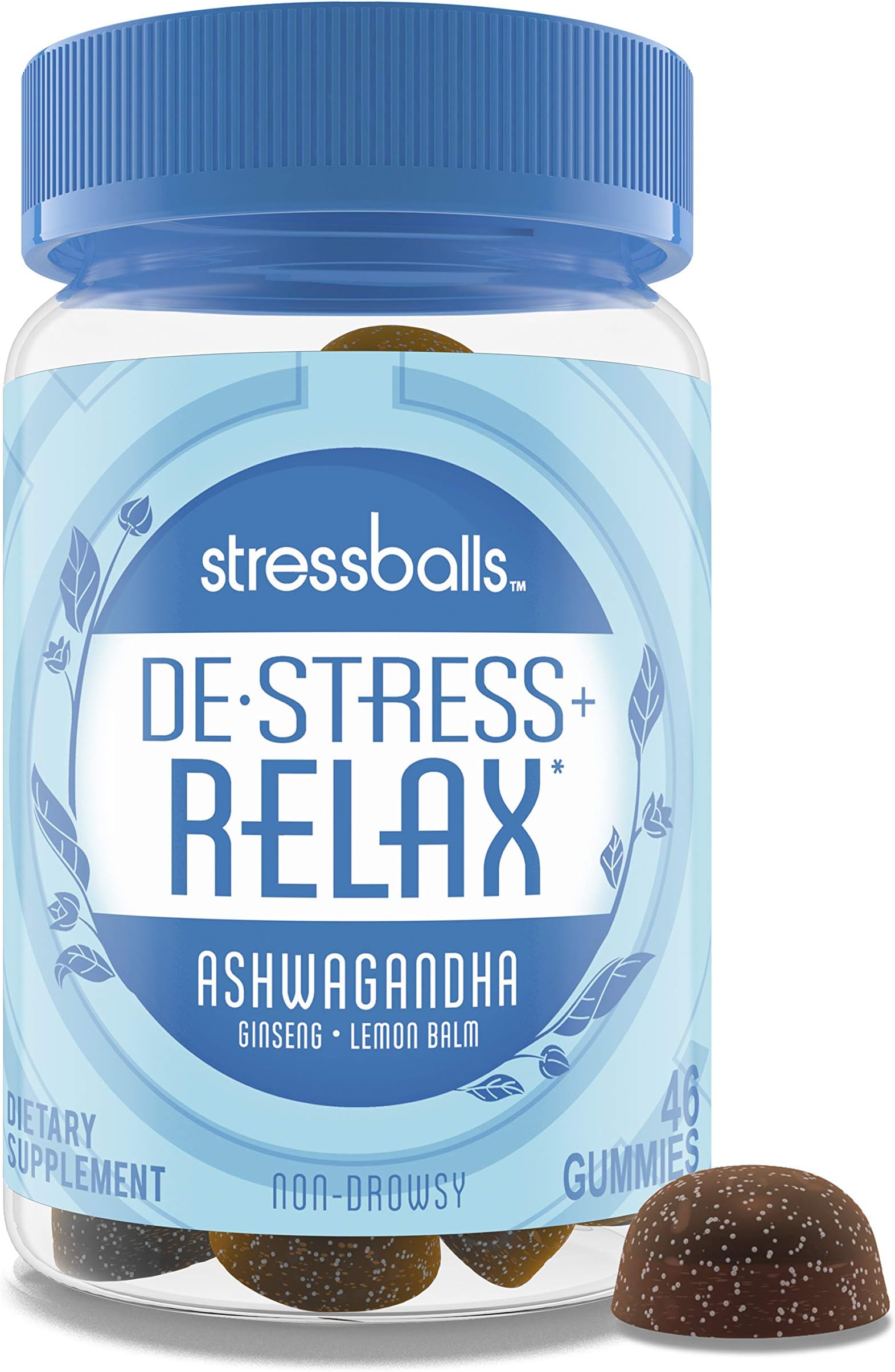 Amazon.com: Stressballs De-Stress + Relax with Ashwagandha for Stress ...