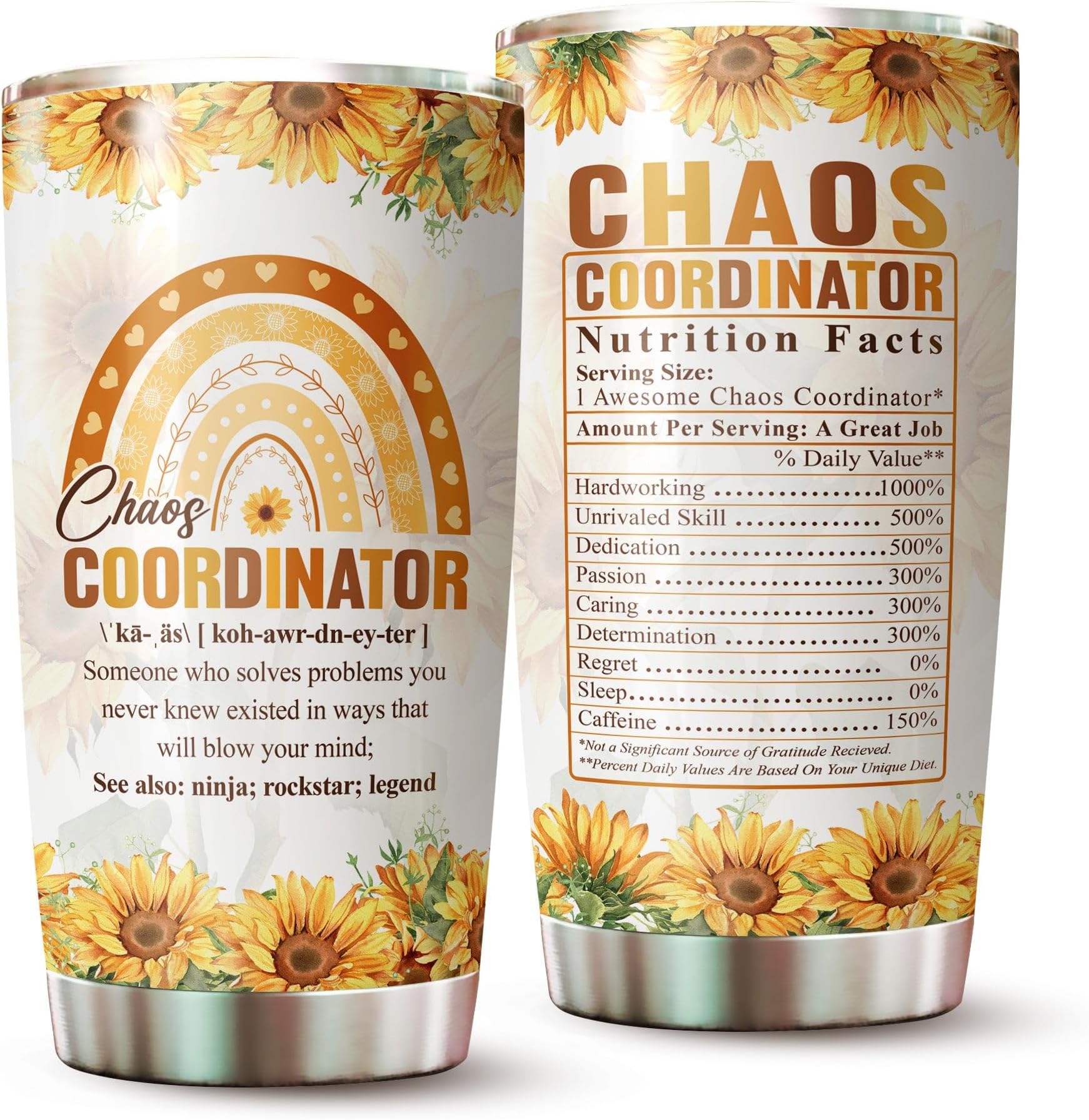 Amazon.com | Gifts for Boss - Chaos Coordinator Tumbler - Birthday ...
