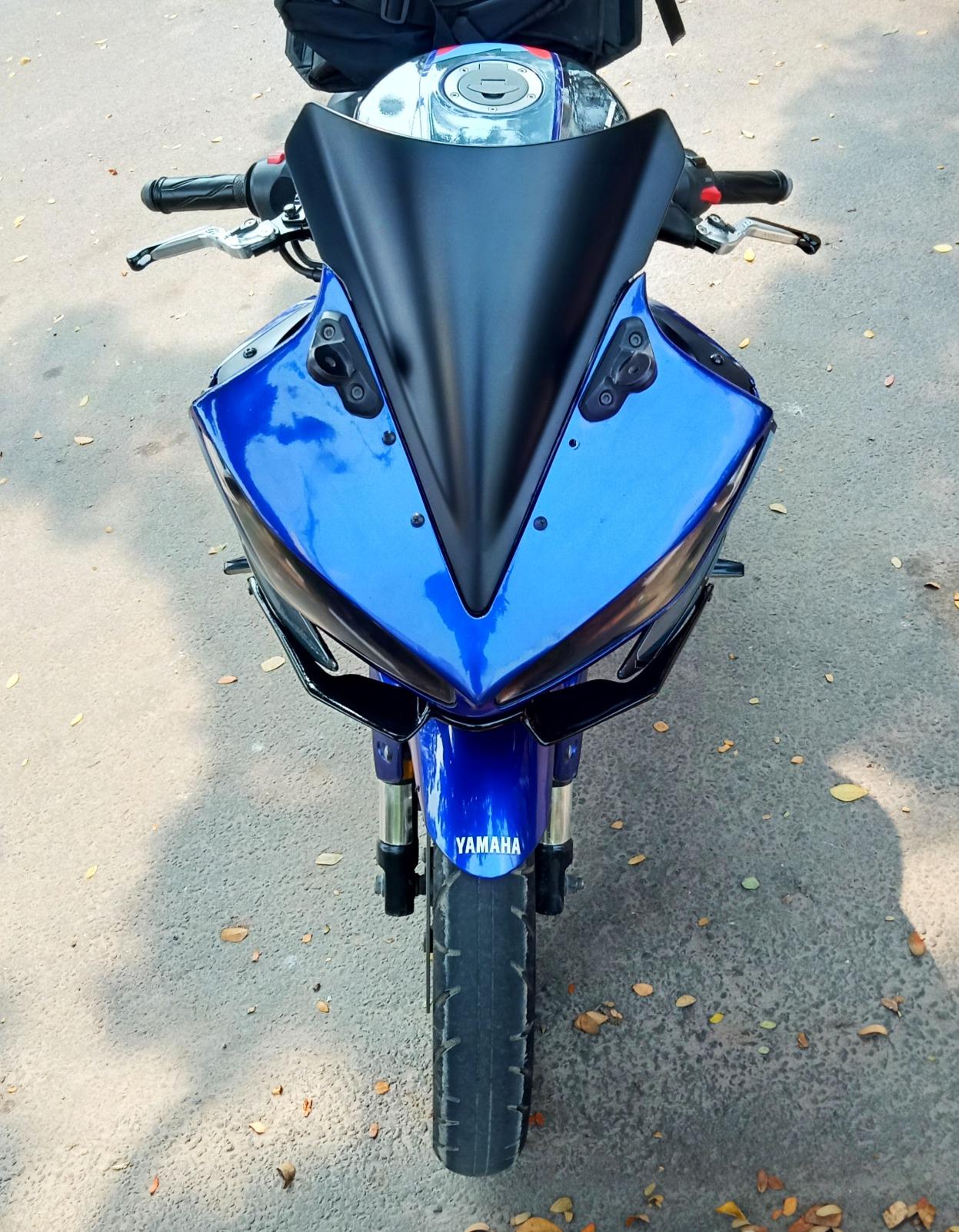 Saiga Parts Aero Winglet for Yamaha R15 V2 (Blue) : Amazon.in: Car ...