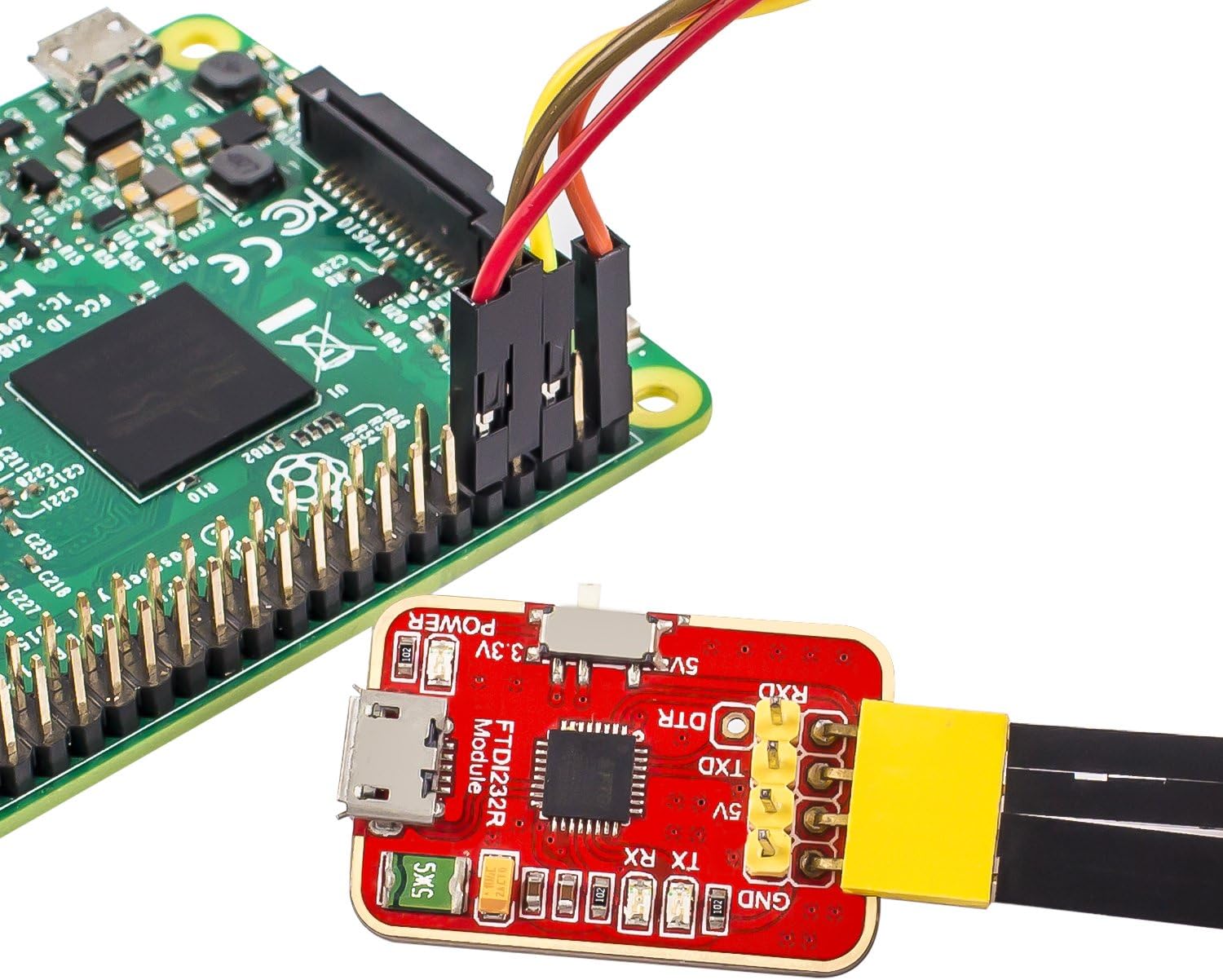 SUNFOUNDER FT232RL FTDI USB to TTL Serial Adapter Module 3.3V 5V for ...