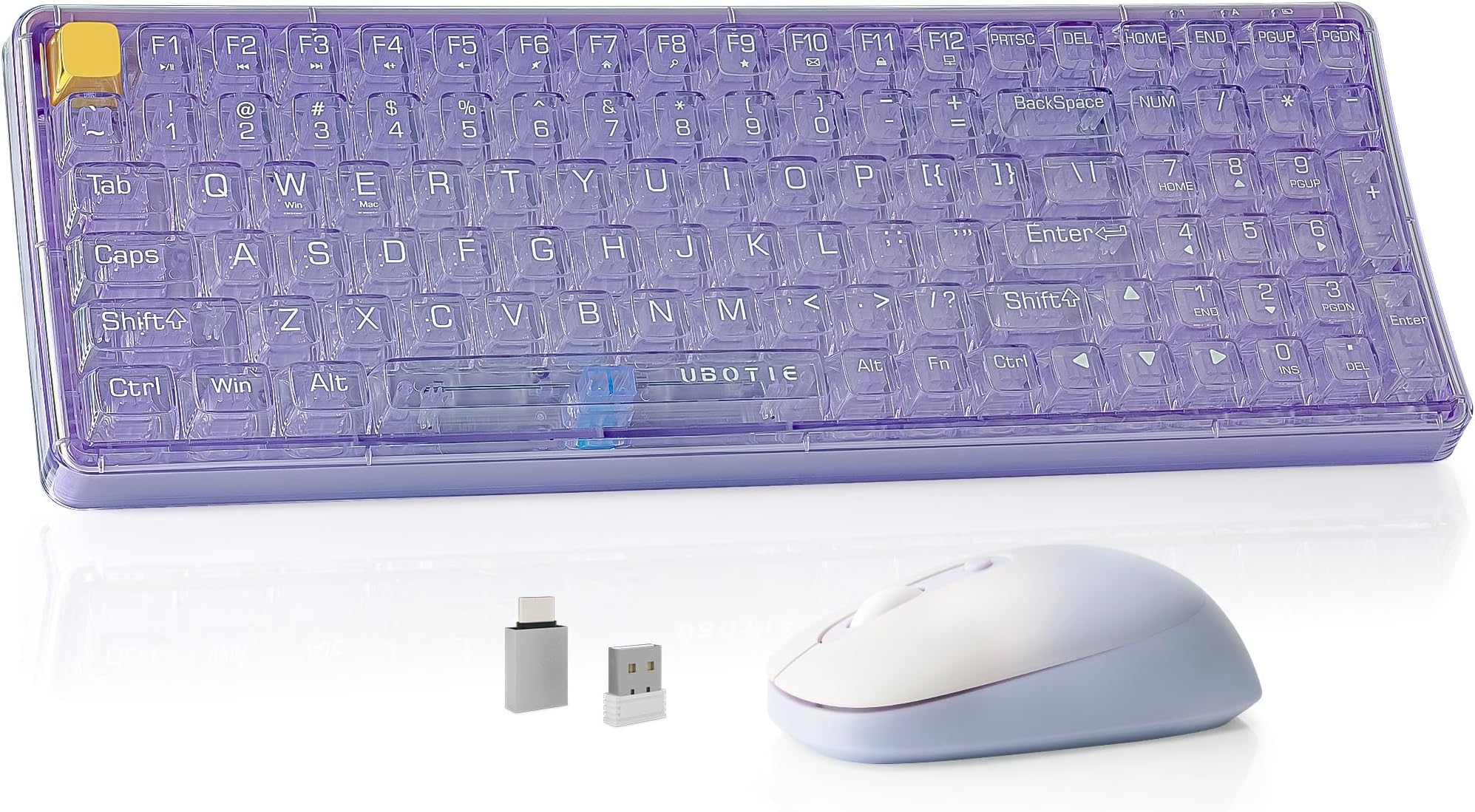 Amazon.com: Lenovo 510 Wireless Keyboard & Mouse Combo, 2.4 GHz Nano ...