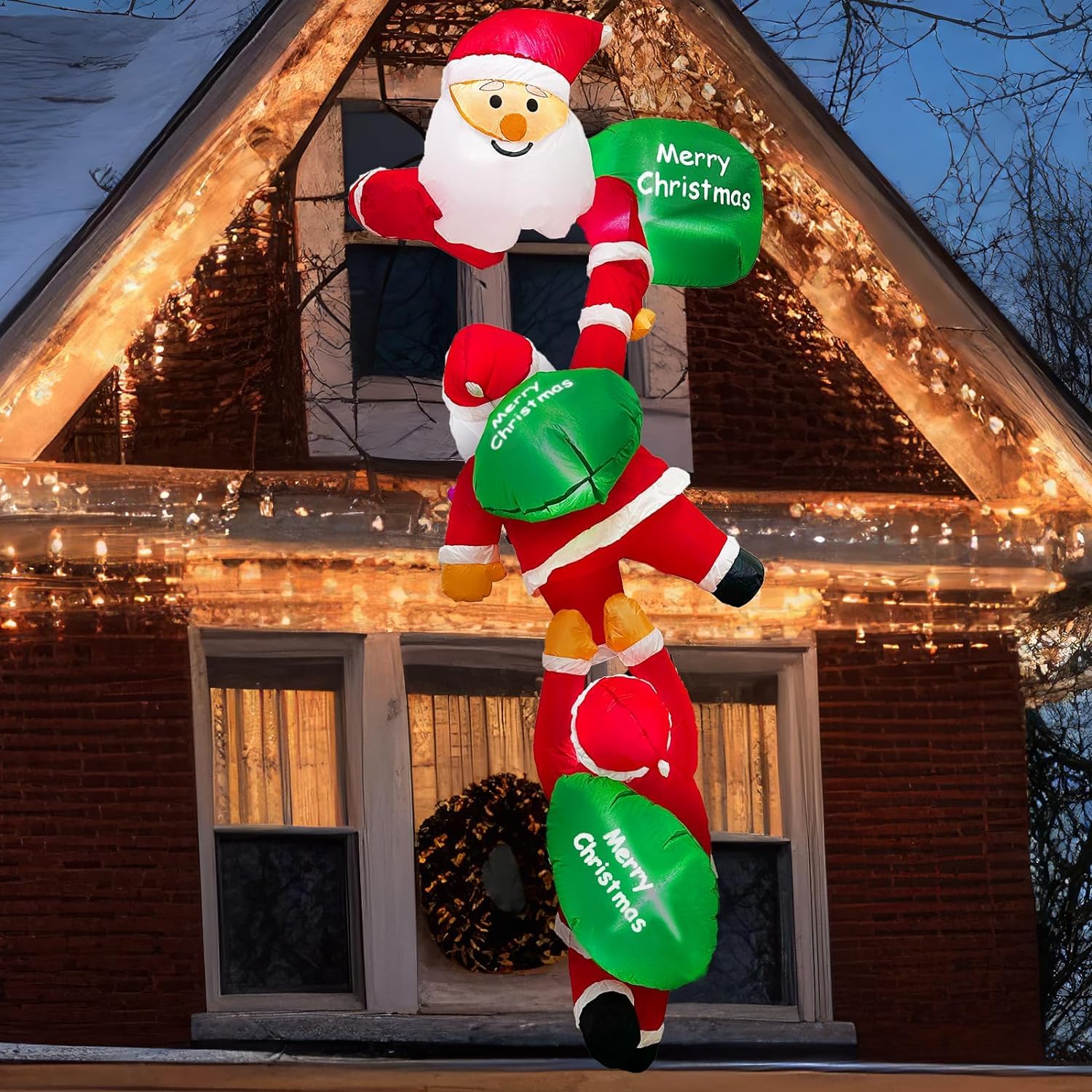 Amazon.com: Hanging Christmas Inflatable Outdoor Decorations - 8 Ft ...