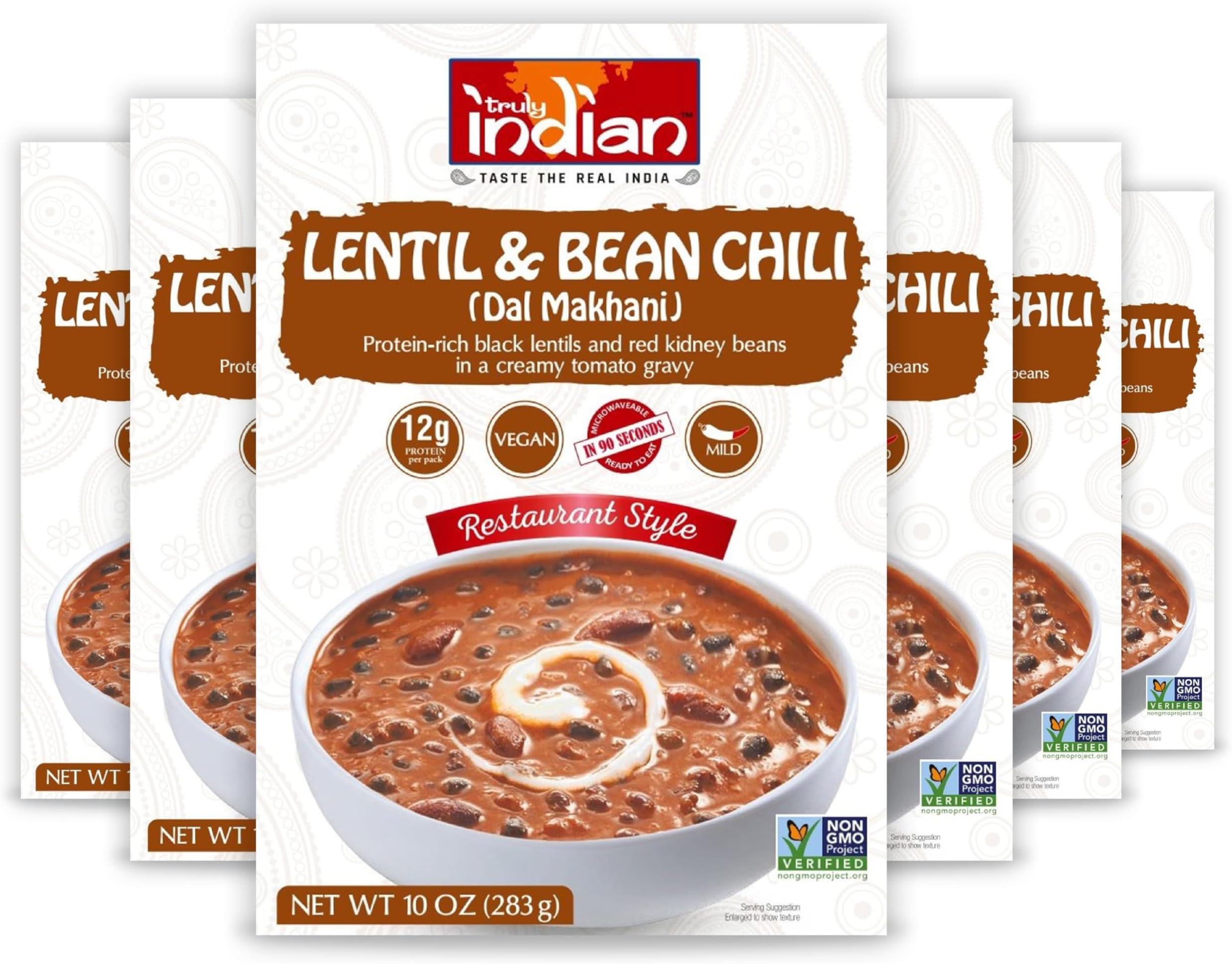Amazon.com: Truly Indian Spiced Lentil & Bean Chili (Dal Makhani) 10 ...