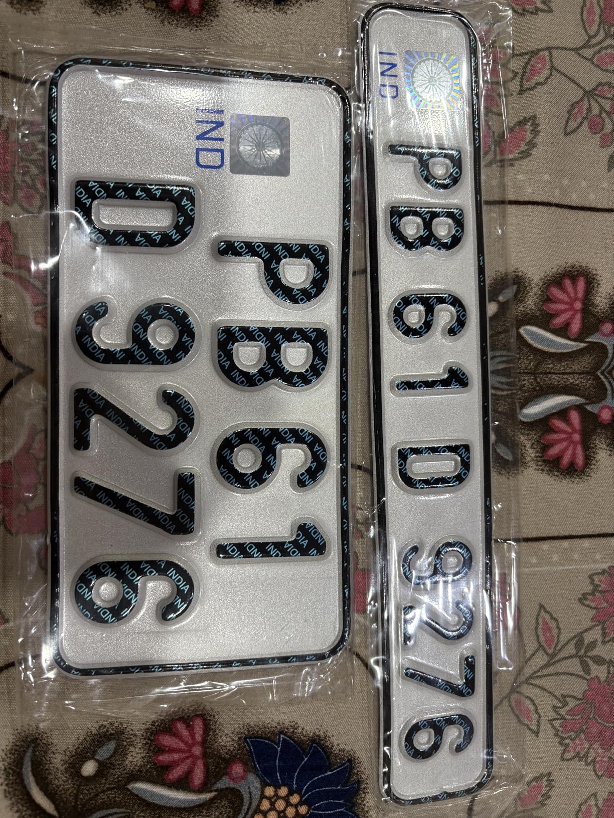 Moto Utility® Bike Number Plate Suitable For Royal Enfield Bullet 350 ...