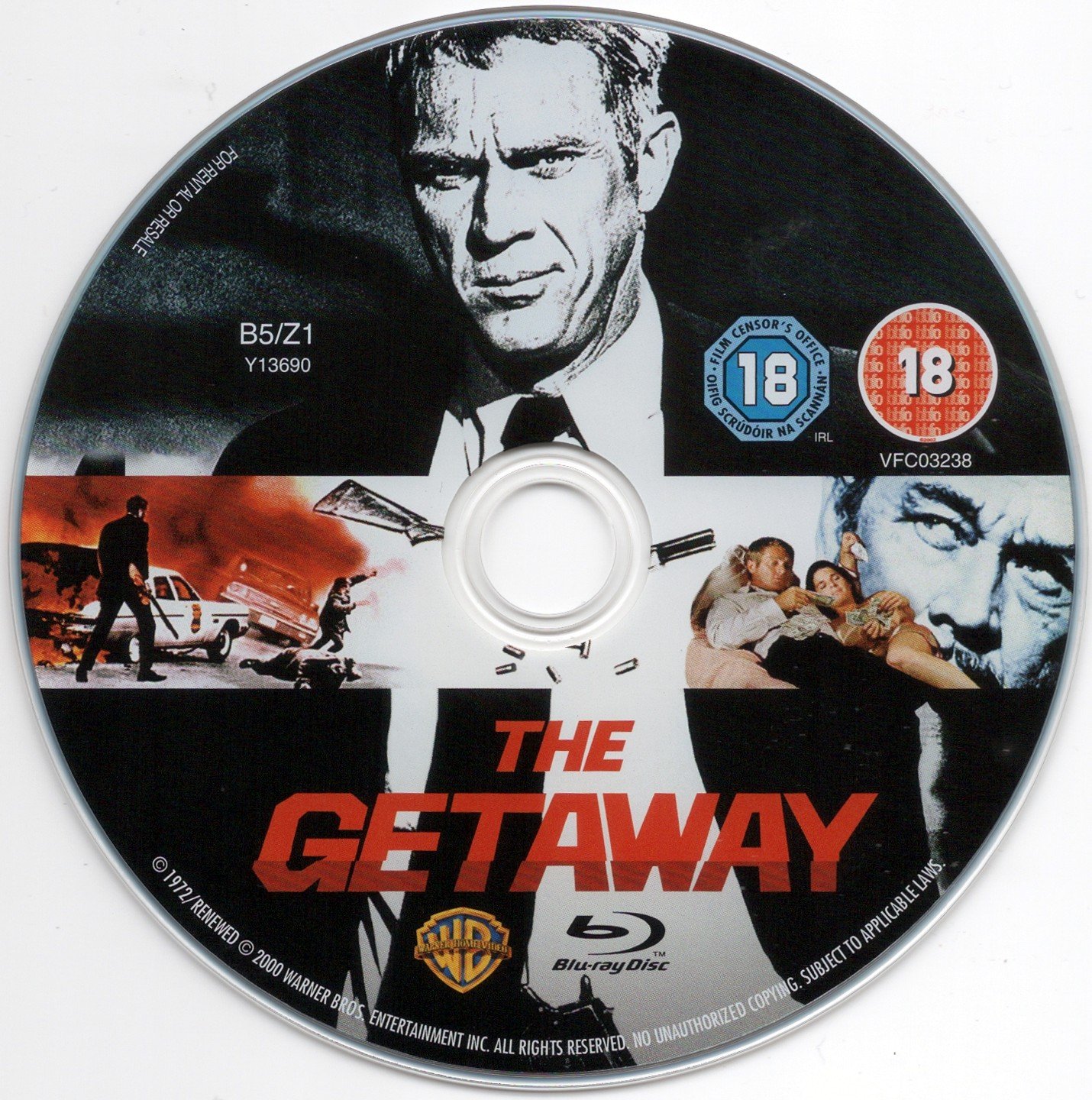 Amazon.com: Getaway [Blu-ray] : Steve McQueen, Ali MacGraw, Ben Johnson ...
