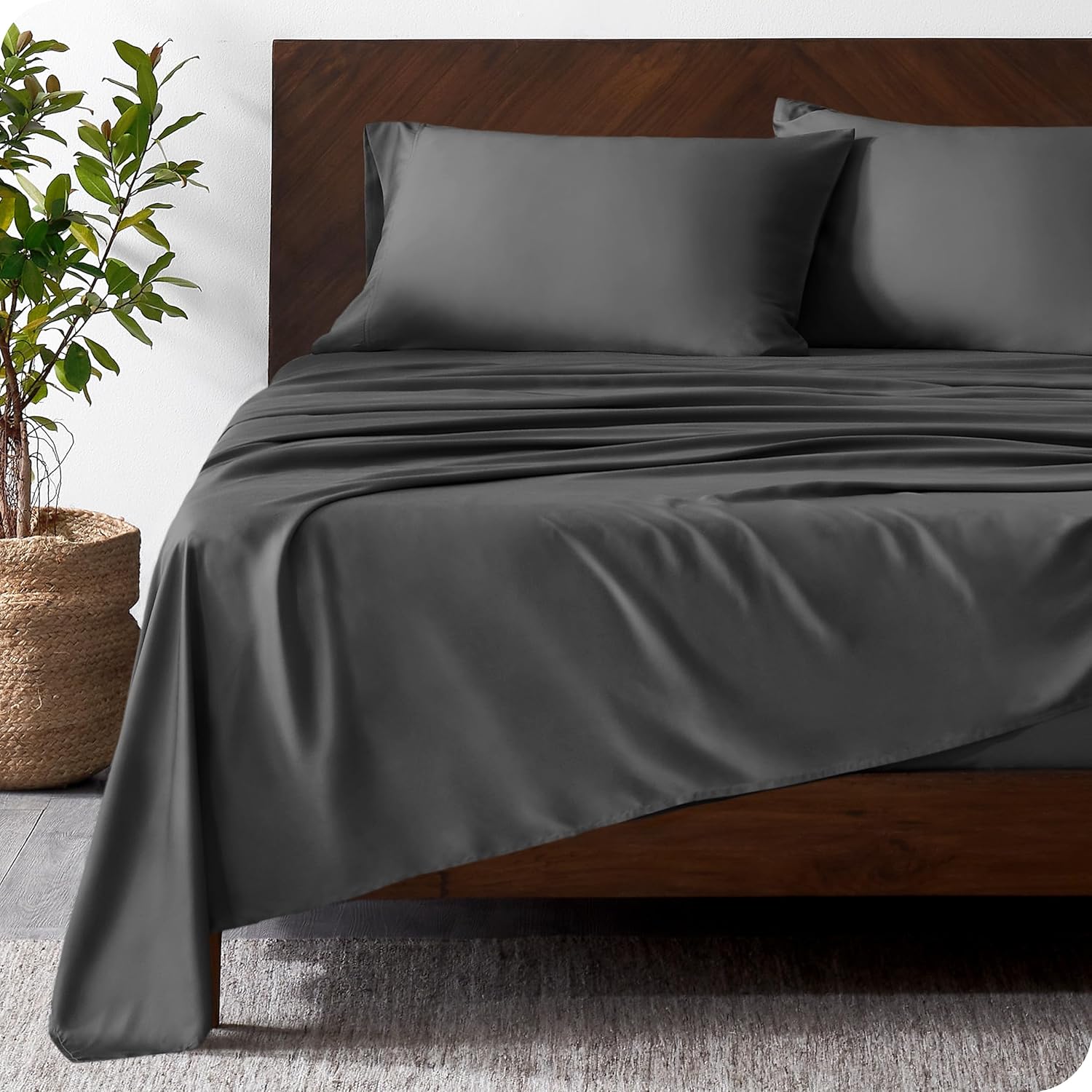 Amazon.com: Bare Home 100% Rayon Made from Bamboo Luxury King Sheet Set ...