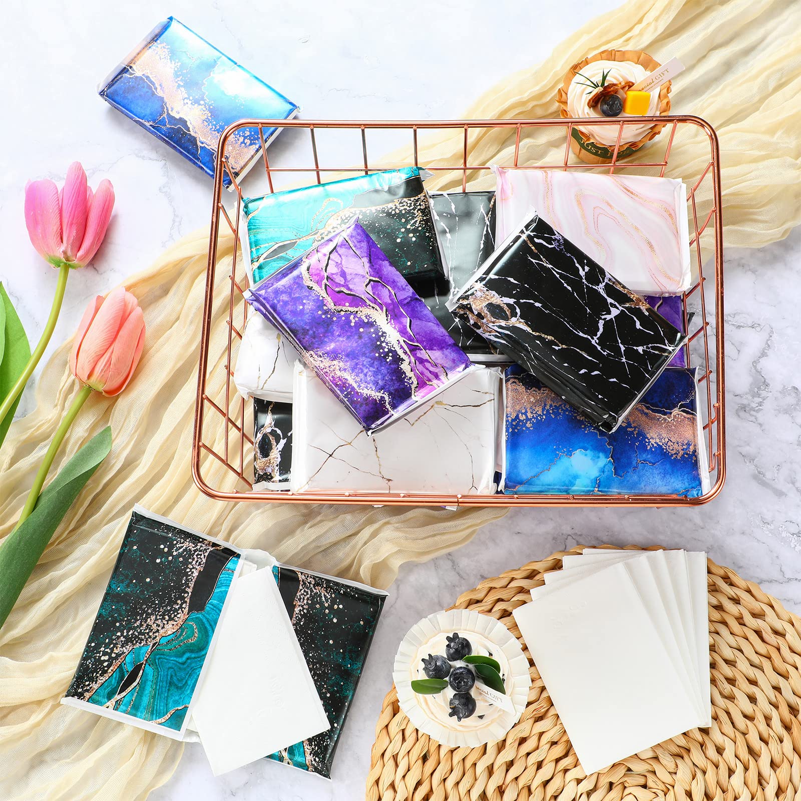 Snapklik.com : 24 Packs Travel Size Tissue Pocket Slim Pack Facial 3 ...