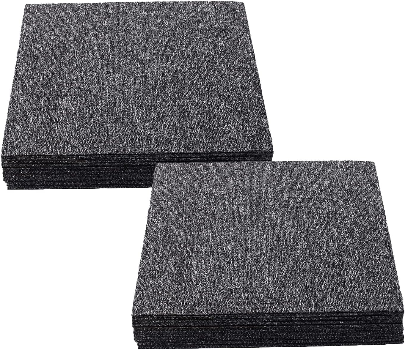 VEVOR Carpet Tiles Reusable, 24"x 24"Carpet Squares With Padding ...