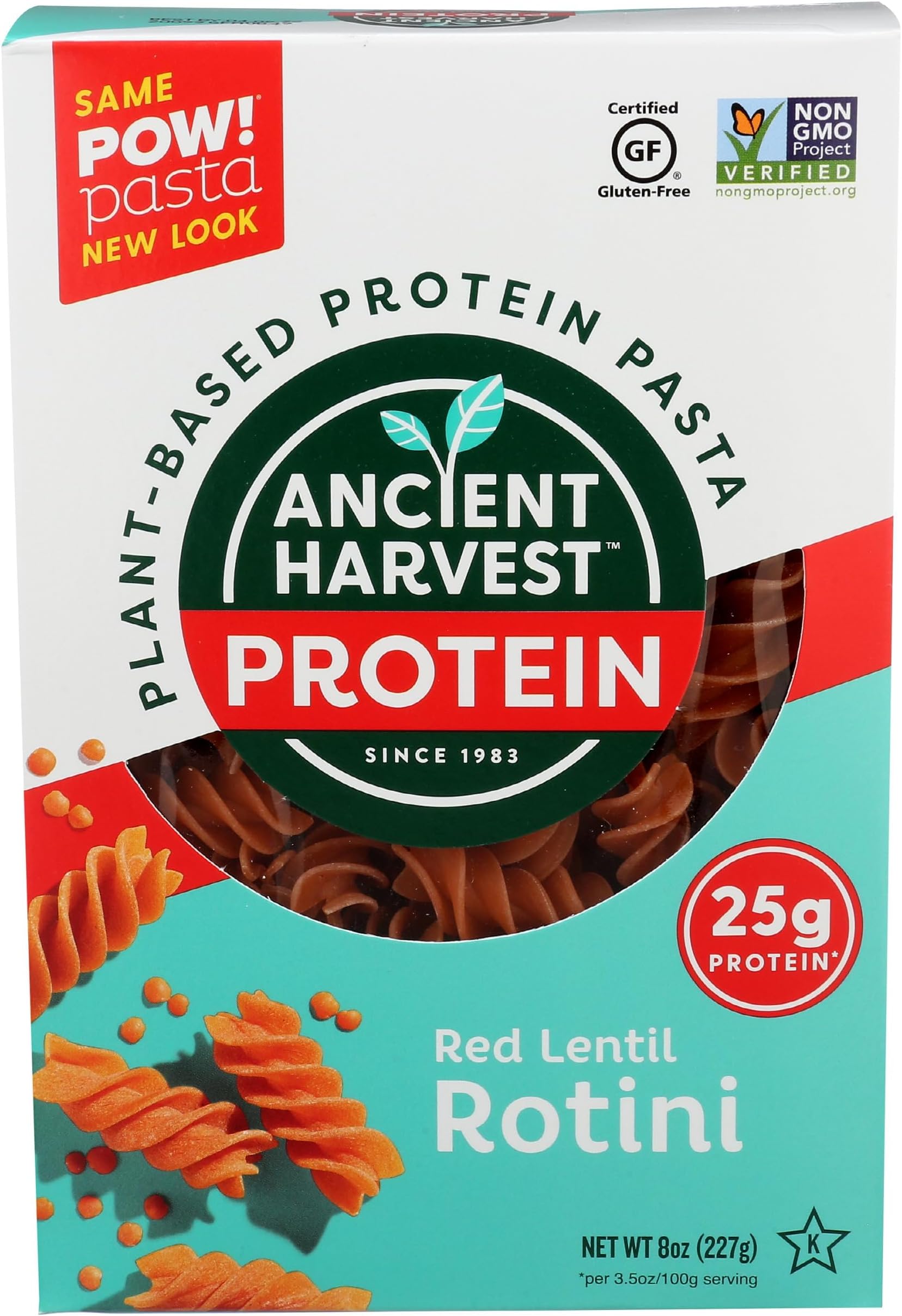 Amazon.com : Barilla Red Lentil Rotini Pasta, 8.8 oz - Vegan, Gluten ...