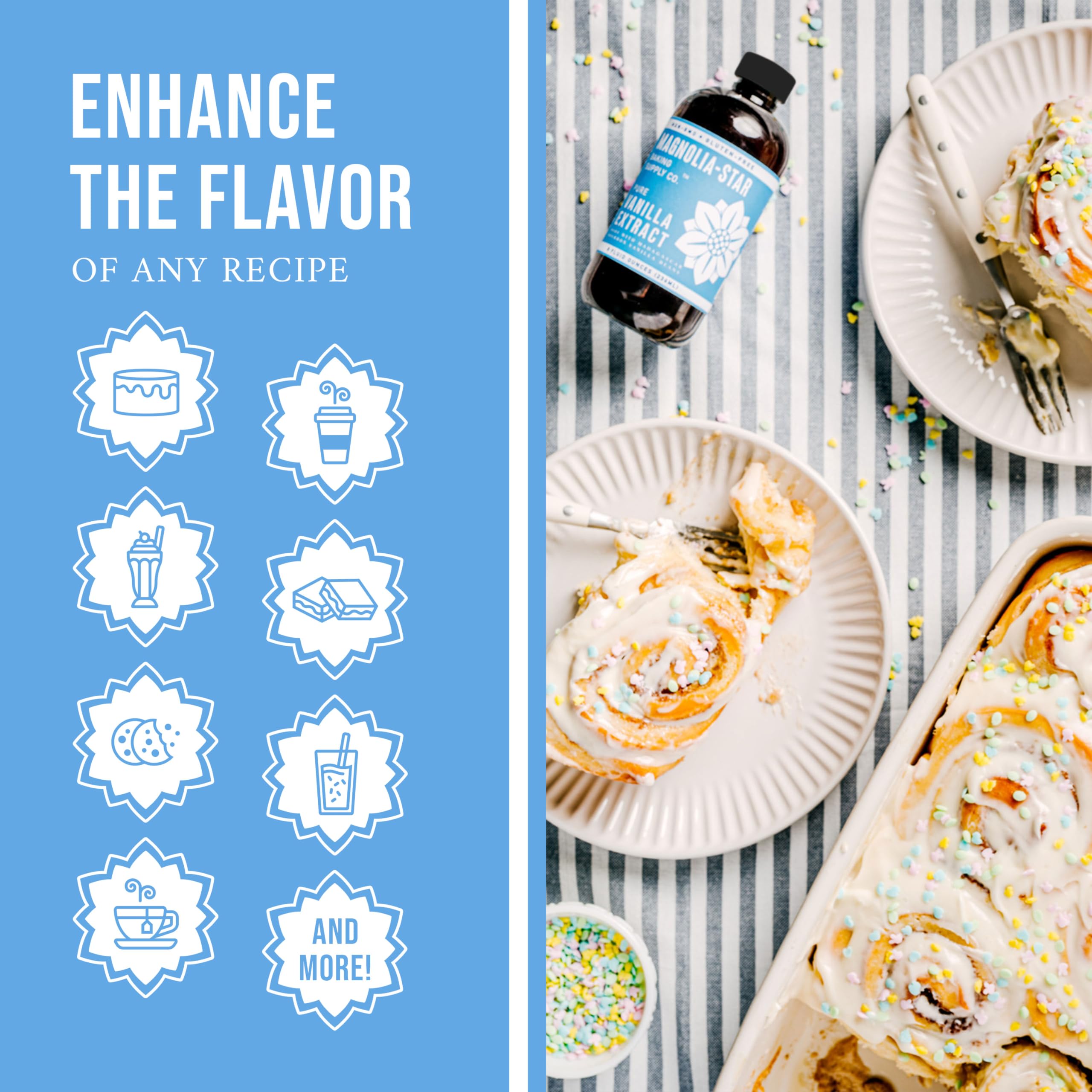 Snapklik.com : Magnolia-Star Pure Vanilla Extract, 16 Oz, Made From ...