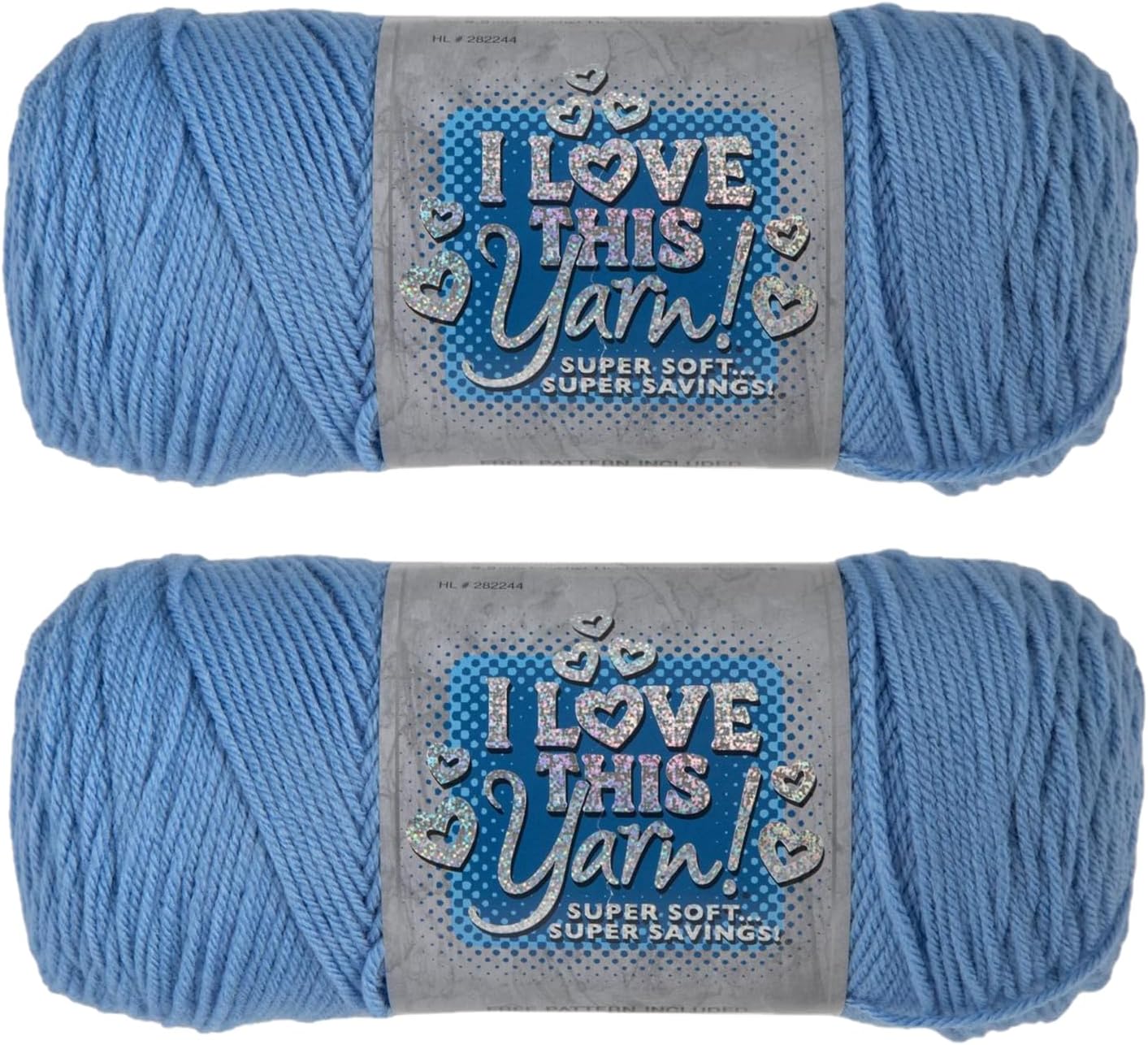 Amazon.com: Hobby Lobby I Love This Yarn - 4 Medium 100% Acrylic Yarn ...