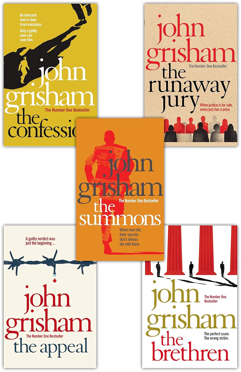 John Grisham 5 Books Collection Set (The Appeal, The Summons, The ...