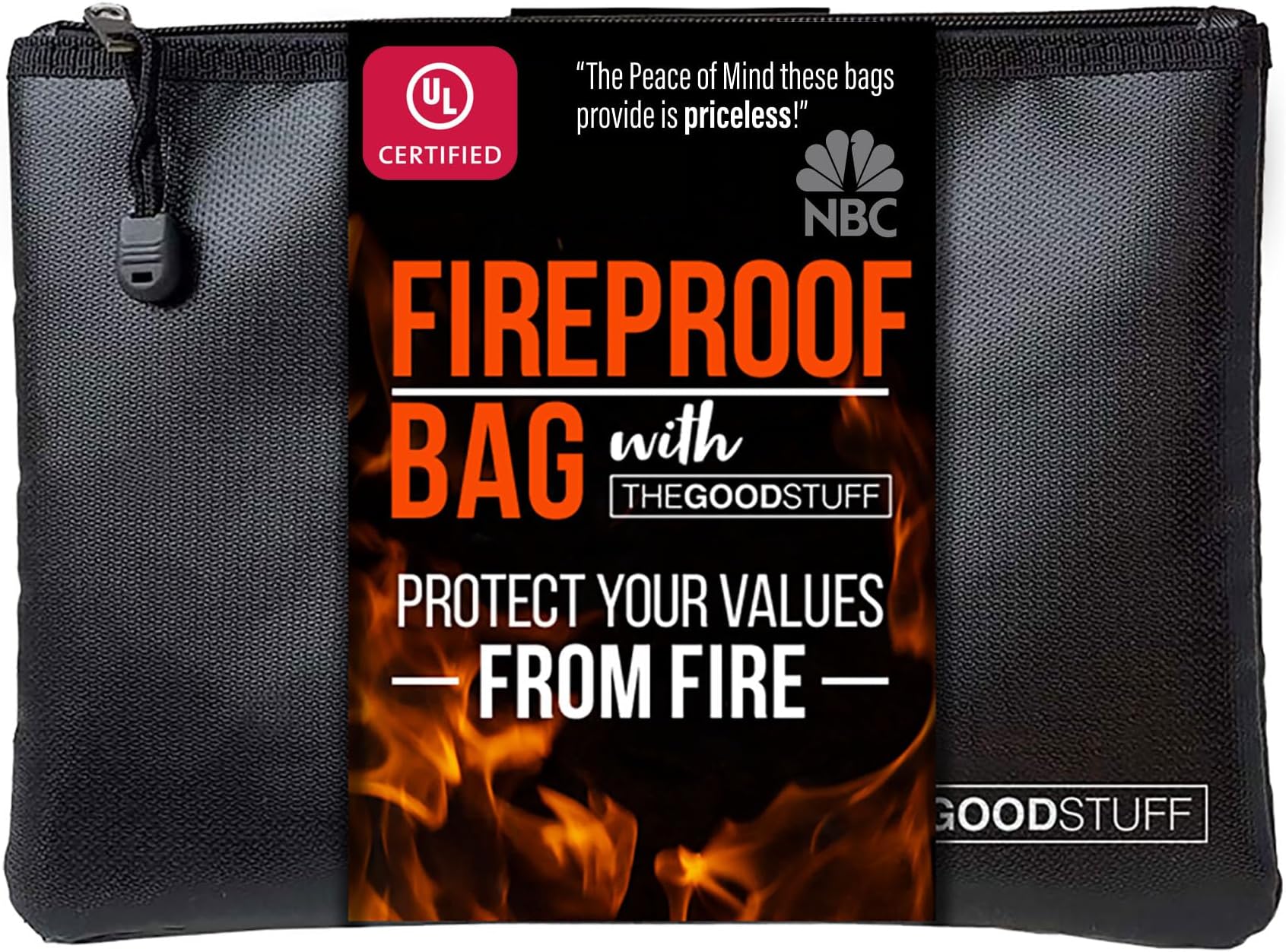 Amazon.com: Fireproof Document Box for Legal Documents, Passports, Cash ...