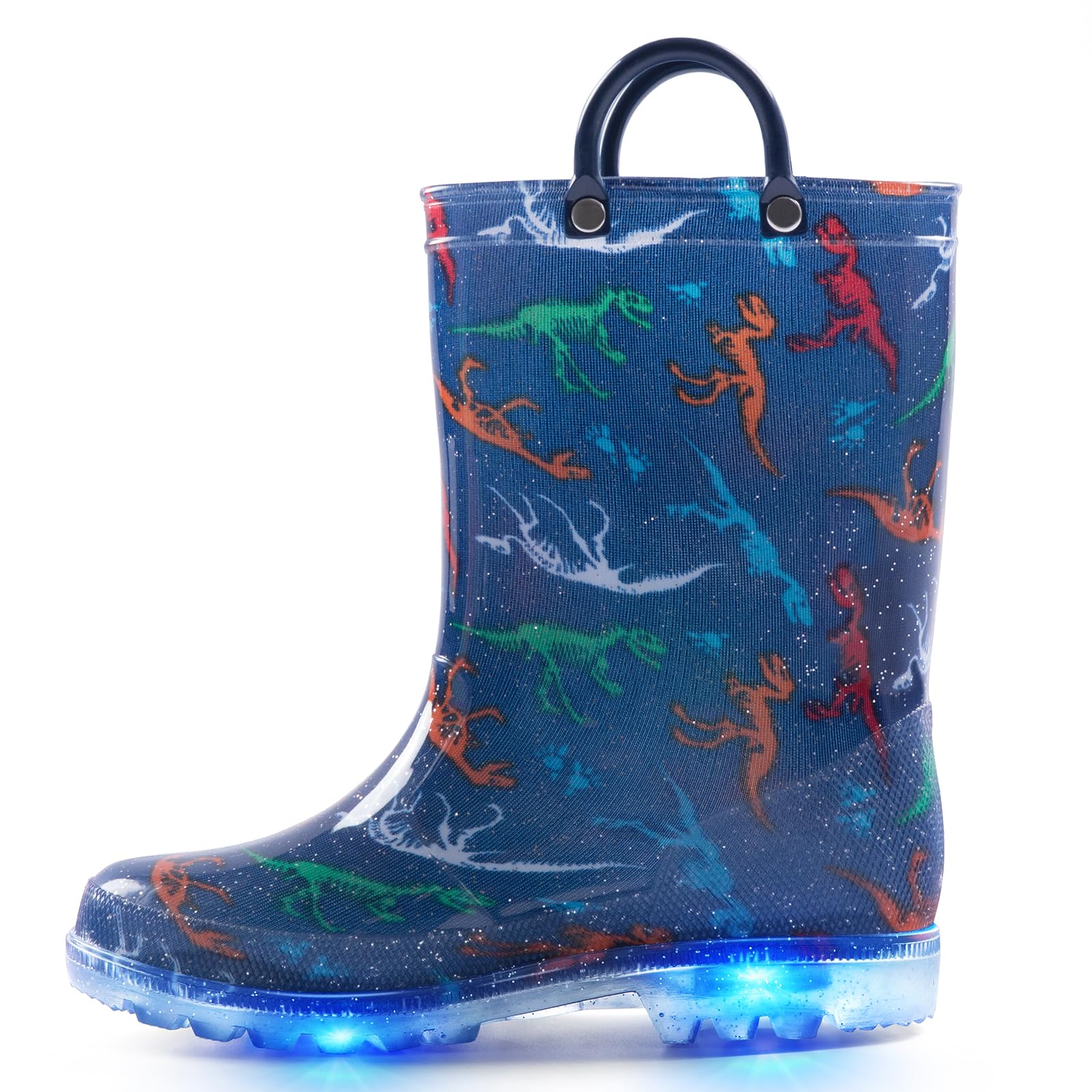 Snapklik.com : K KomForme Toddler Light Up Rain Boots Patterns And ...