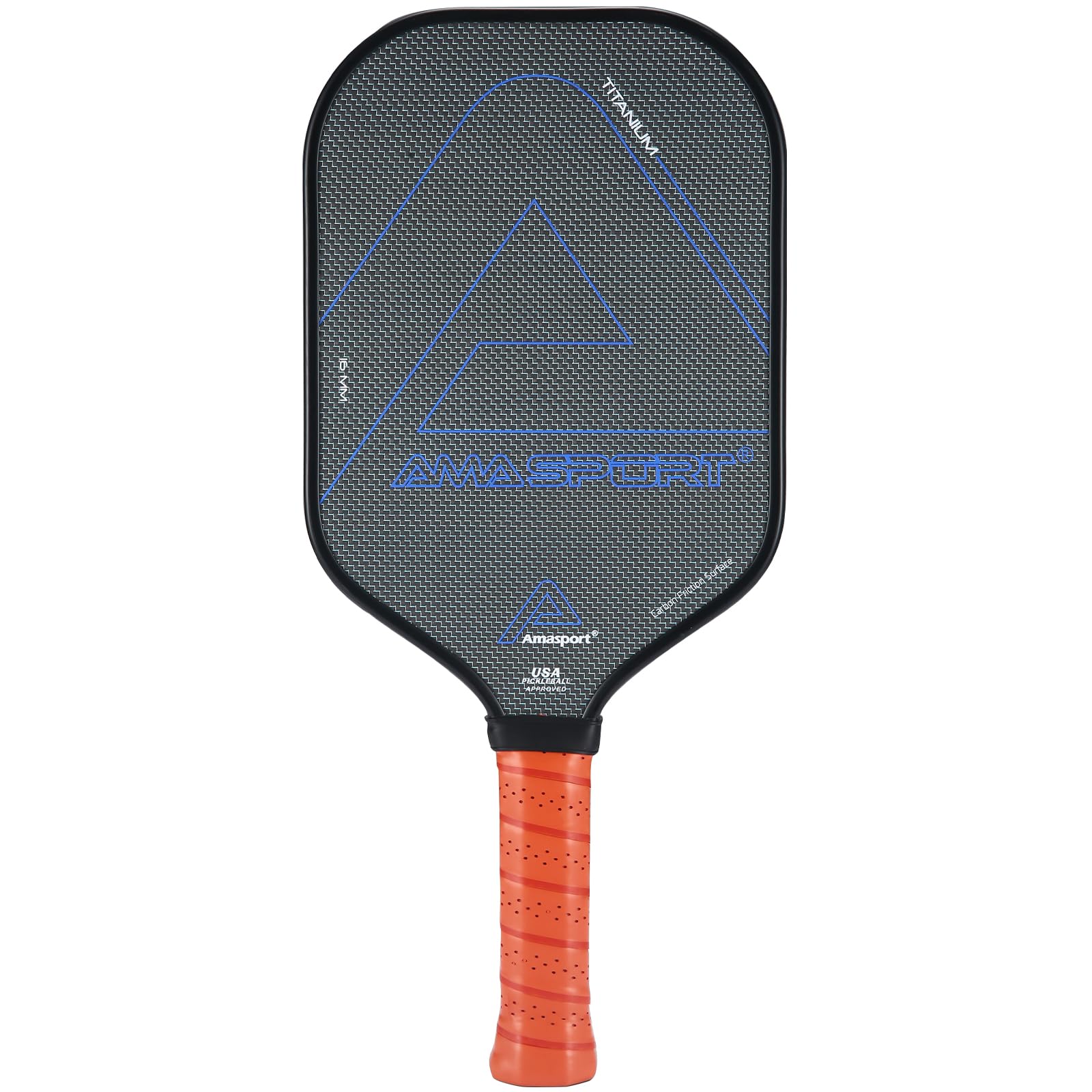 Snapklik.com : PICKLETECH Titanium Carbon Pickleball Paddle - 16mm ...