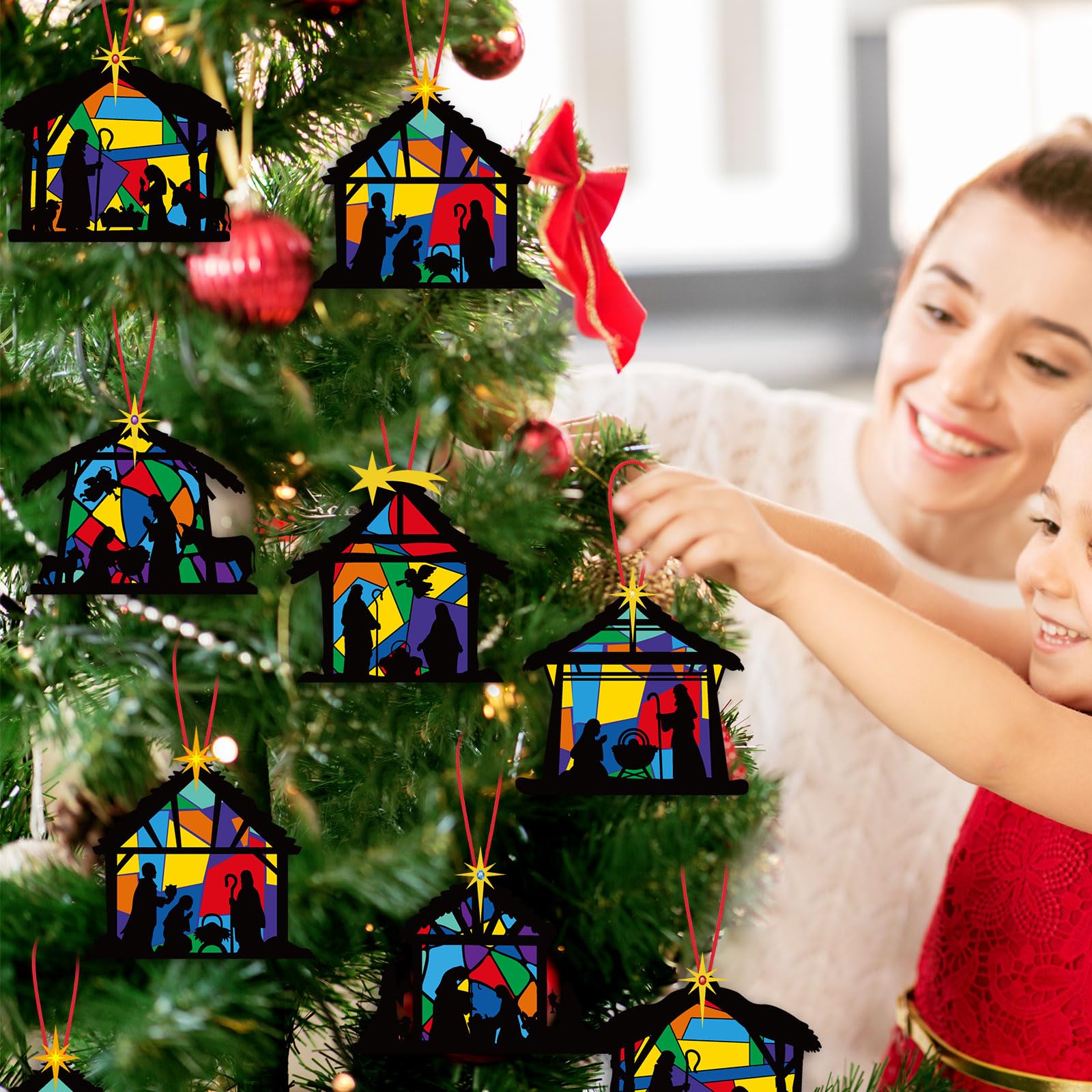 Sunday School Christmas Ornaments Amazon.com: Craftsatin 48 Set Jesus