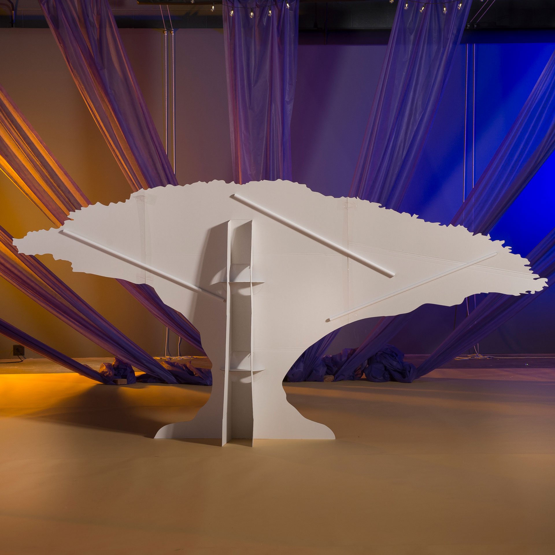 6 ft. Wild Jungle Safari Dreams Small Tree Silhouette Cardboard Cutout ...