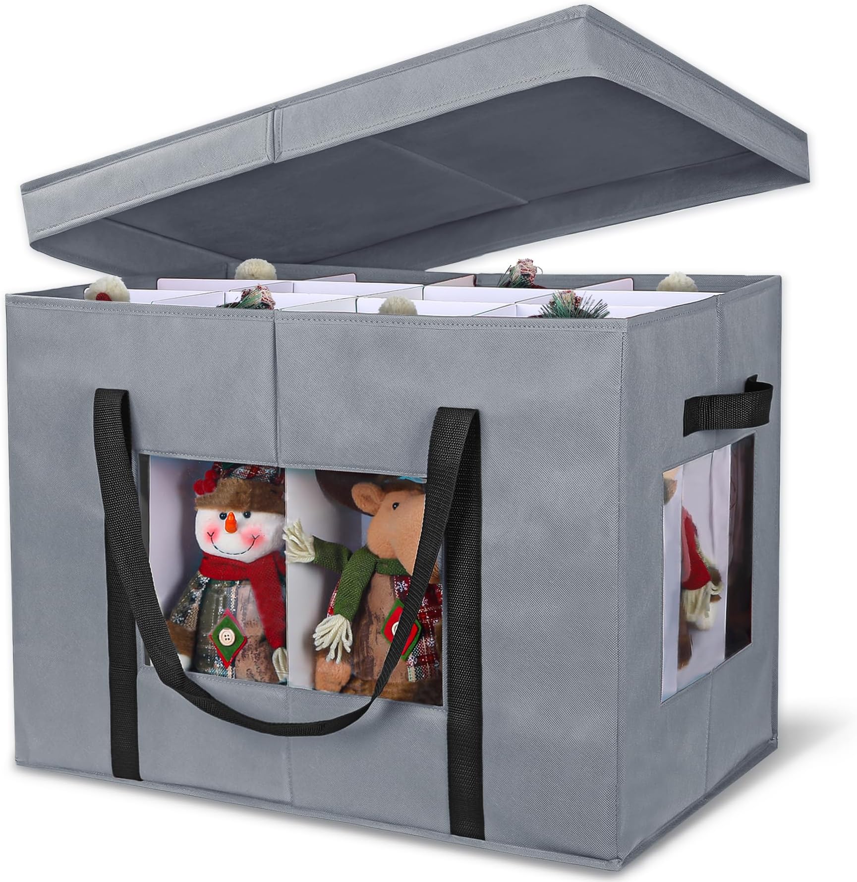 Amazon.com: Christmas Figurine Storage Box, Figurine Storage Containers ...