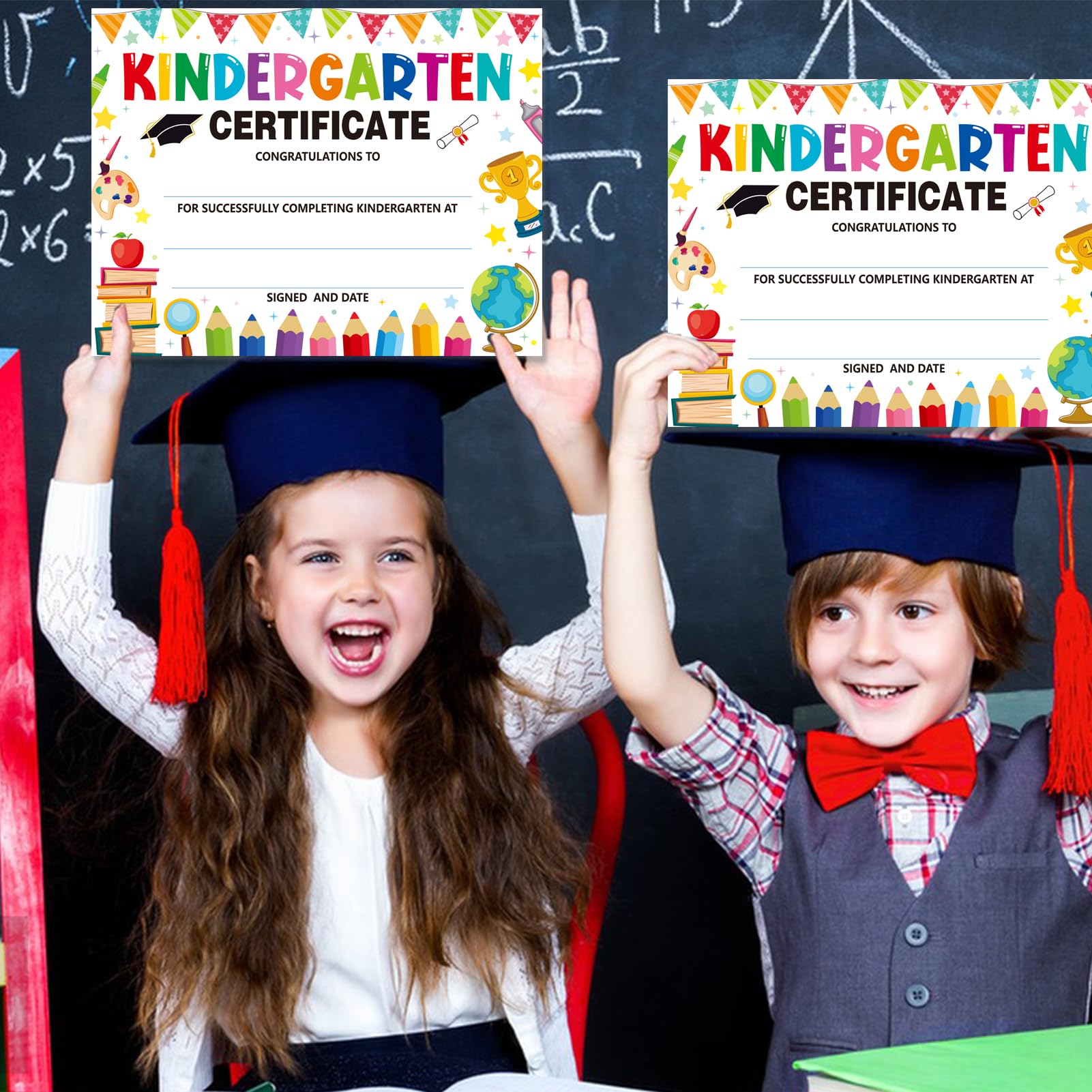 Snapklik.com : 30 Piece Kindergarten Certificate - Preschool Color ...