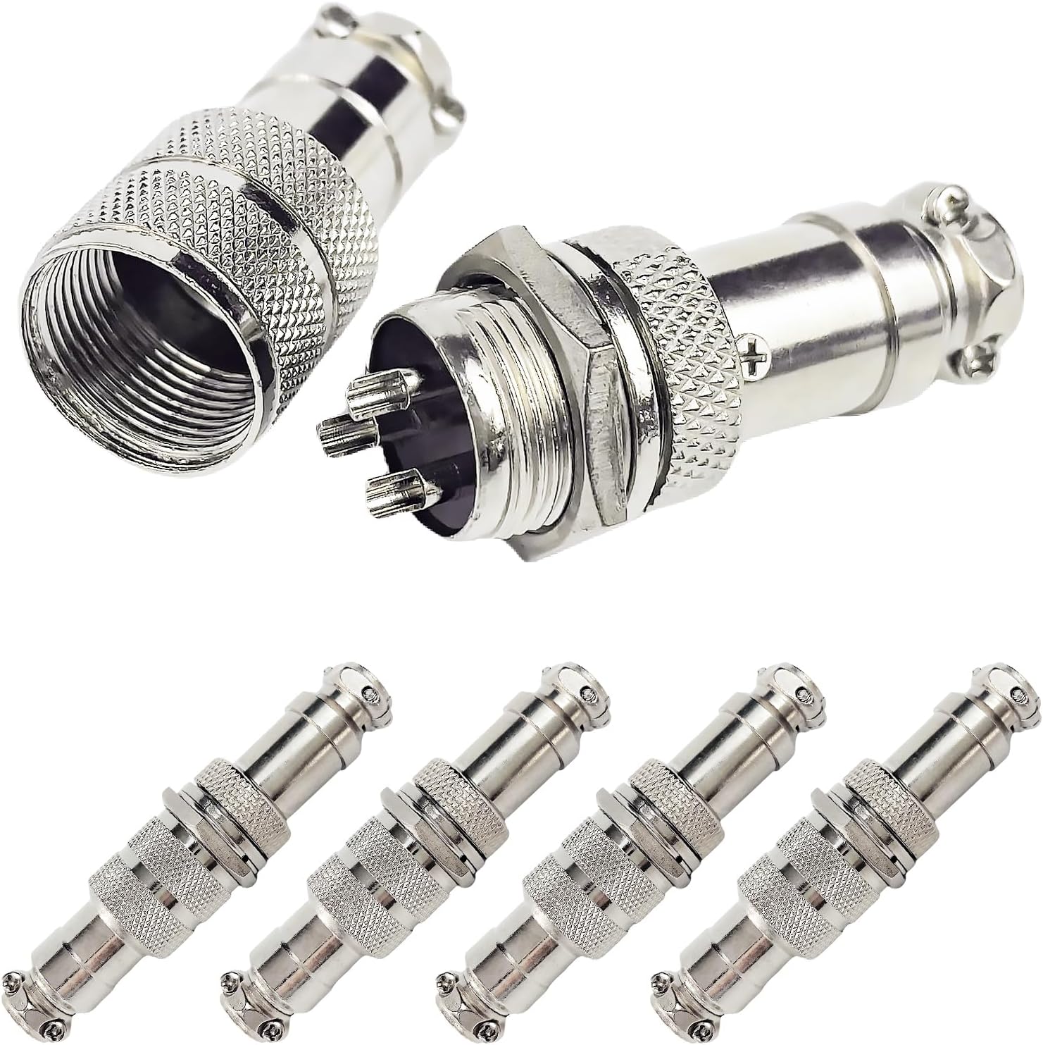 Amazon.com: 5Sets Aviation Connector,GX16 16mm 3 Pin Aviation Connector ...