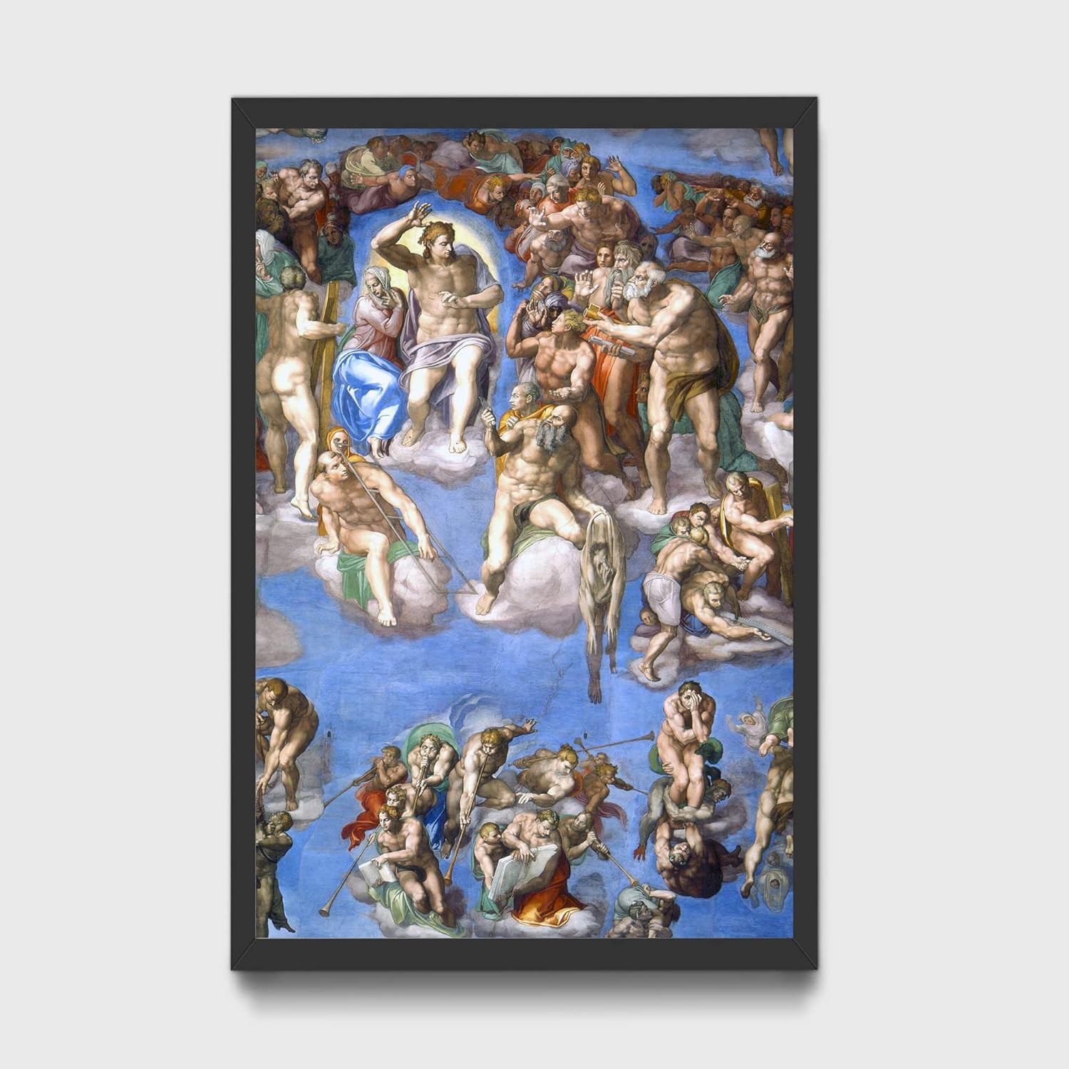 Amazon.com: Ready to Hang in A4 Frame - Michelangelo - The Last ...