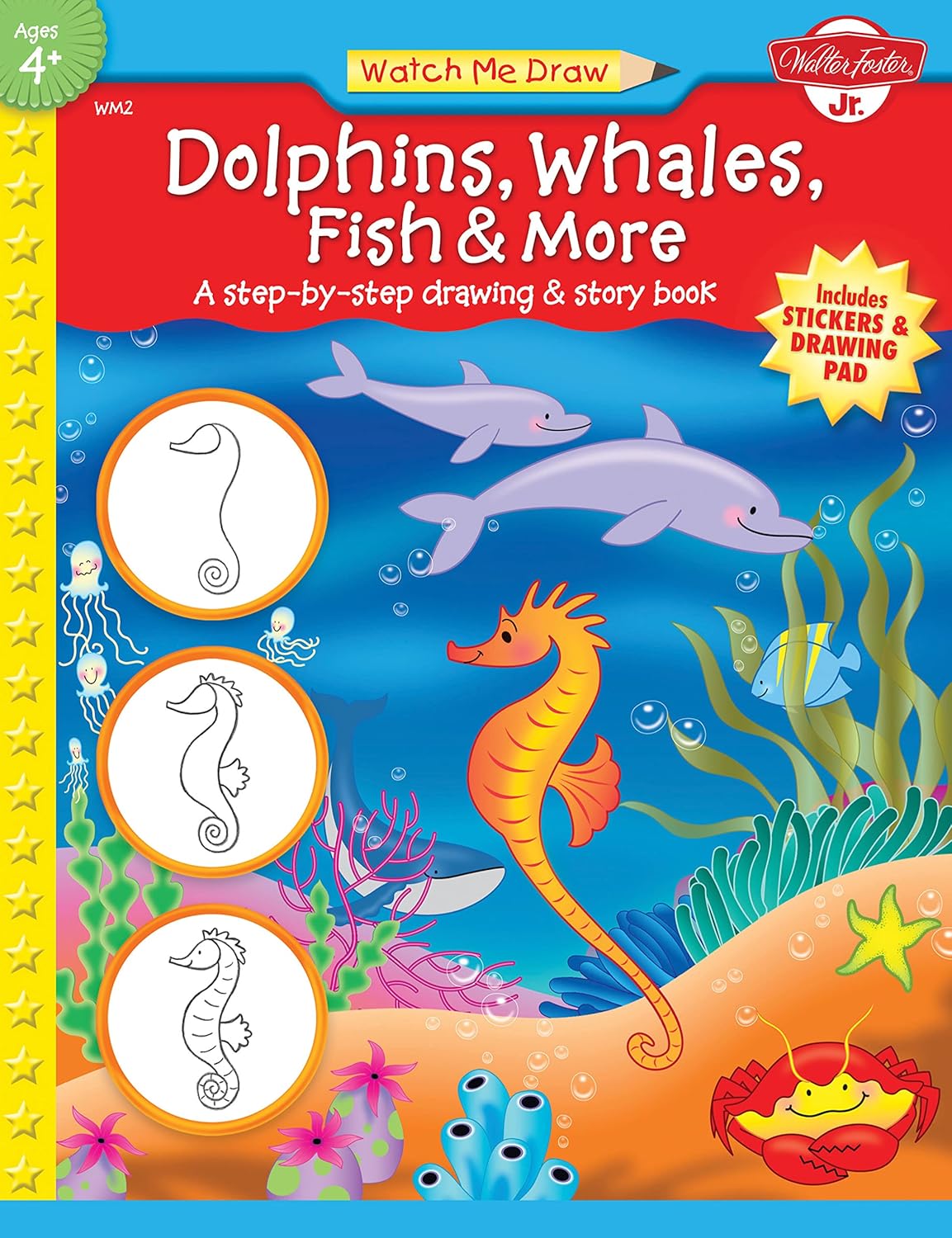 Watch Me Draw: Dolphins, Whales, Fish & More: Jenna Winterberg, Diana ...