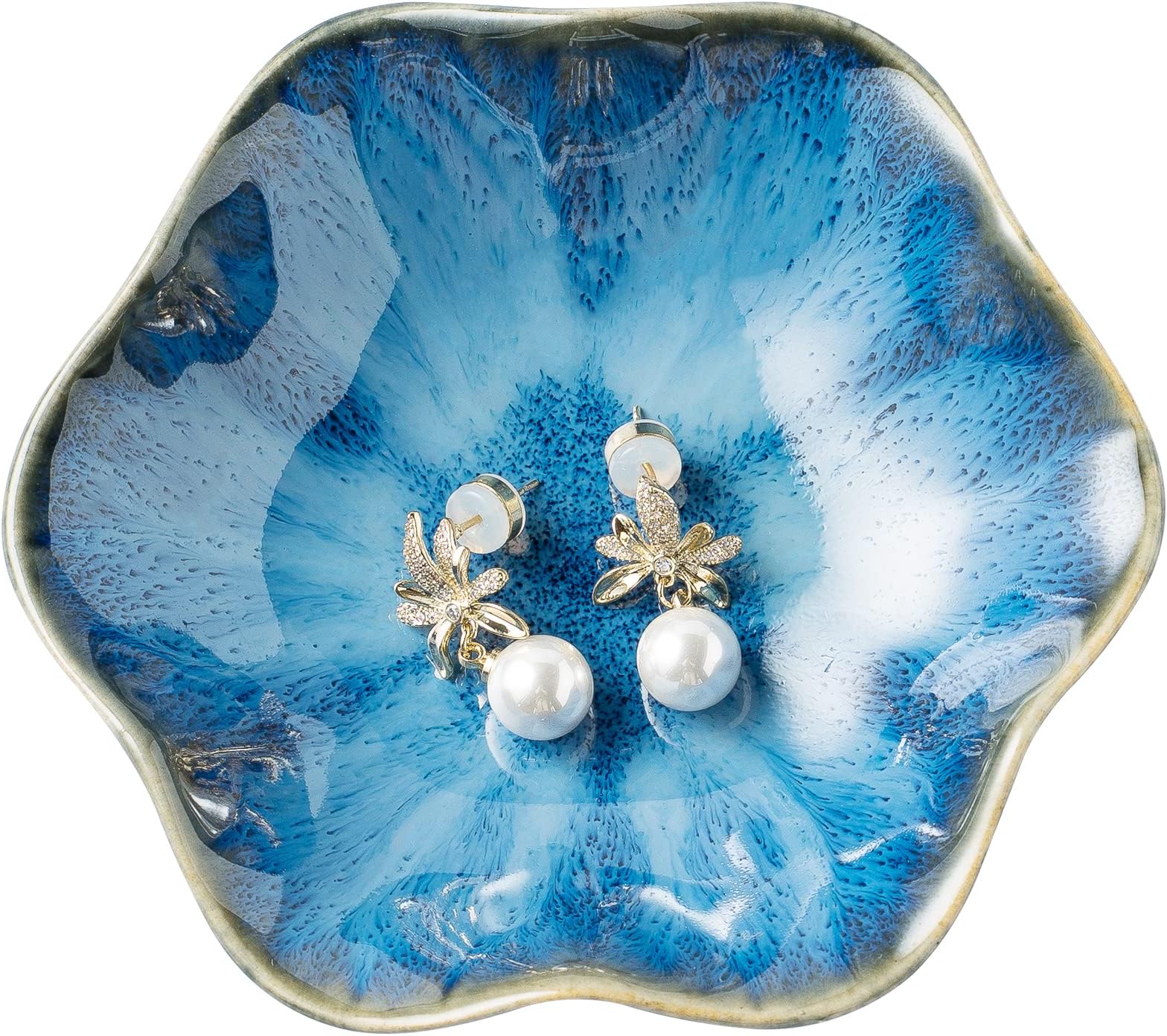 Amazon.com: Ocean Jewelry Trinket Ring Dish Tray, Coastal Beach Room ...
