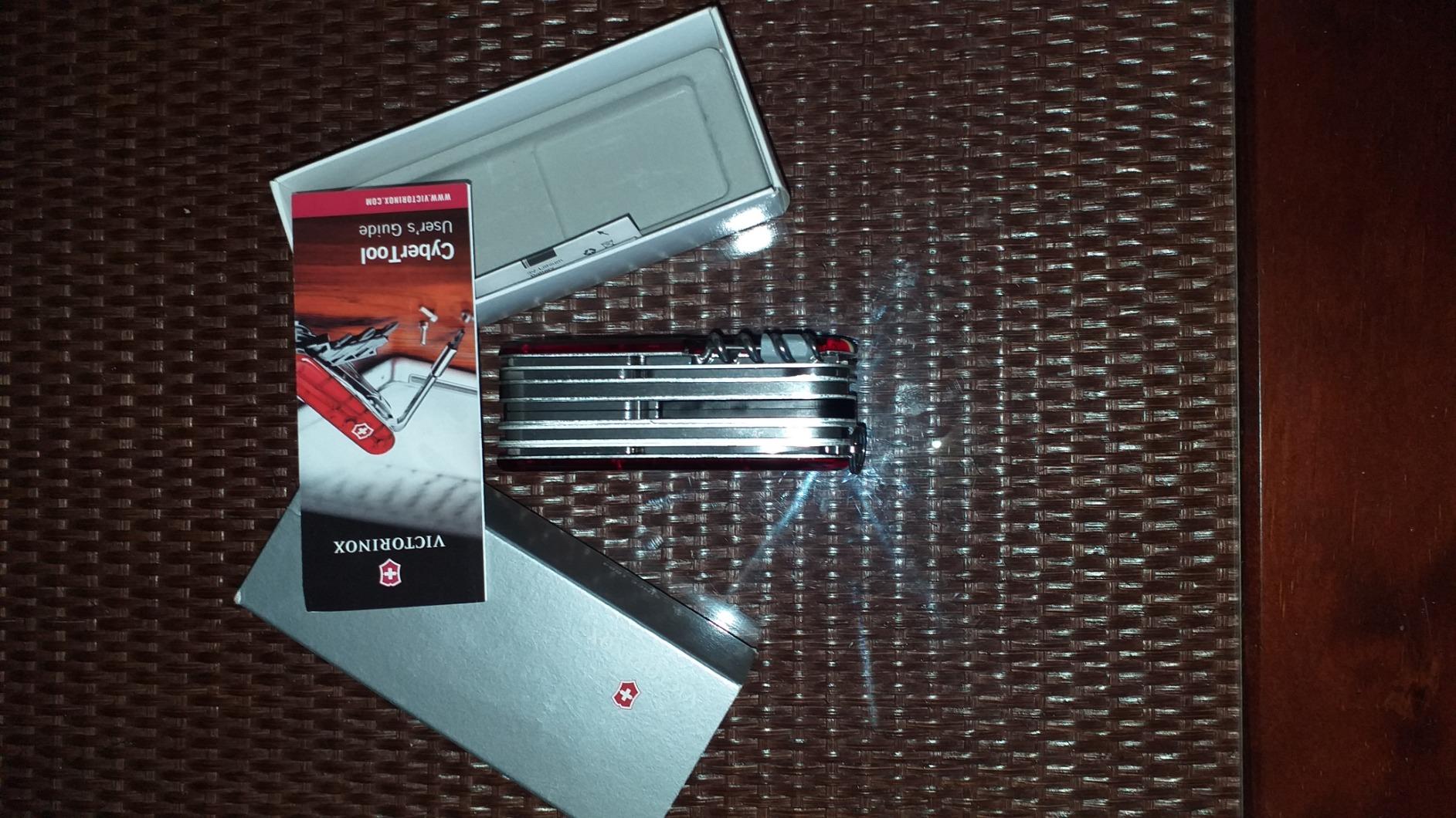 Victorinox Cybertool Lite, color Rojo Transparente : Amazon.es ...