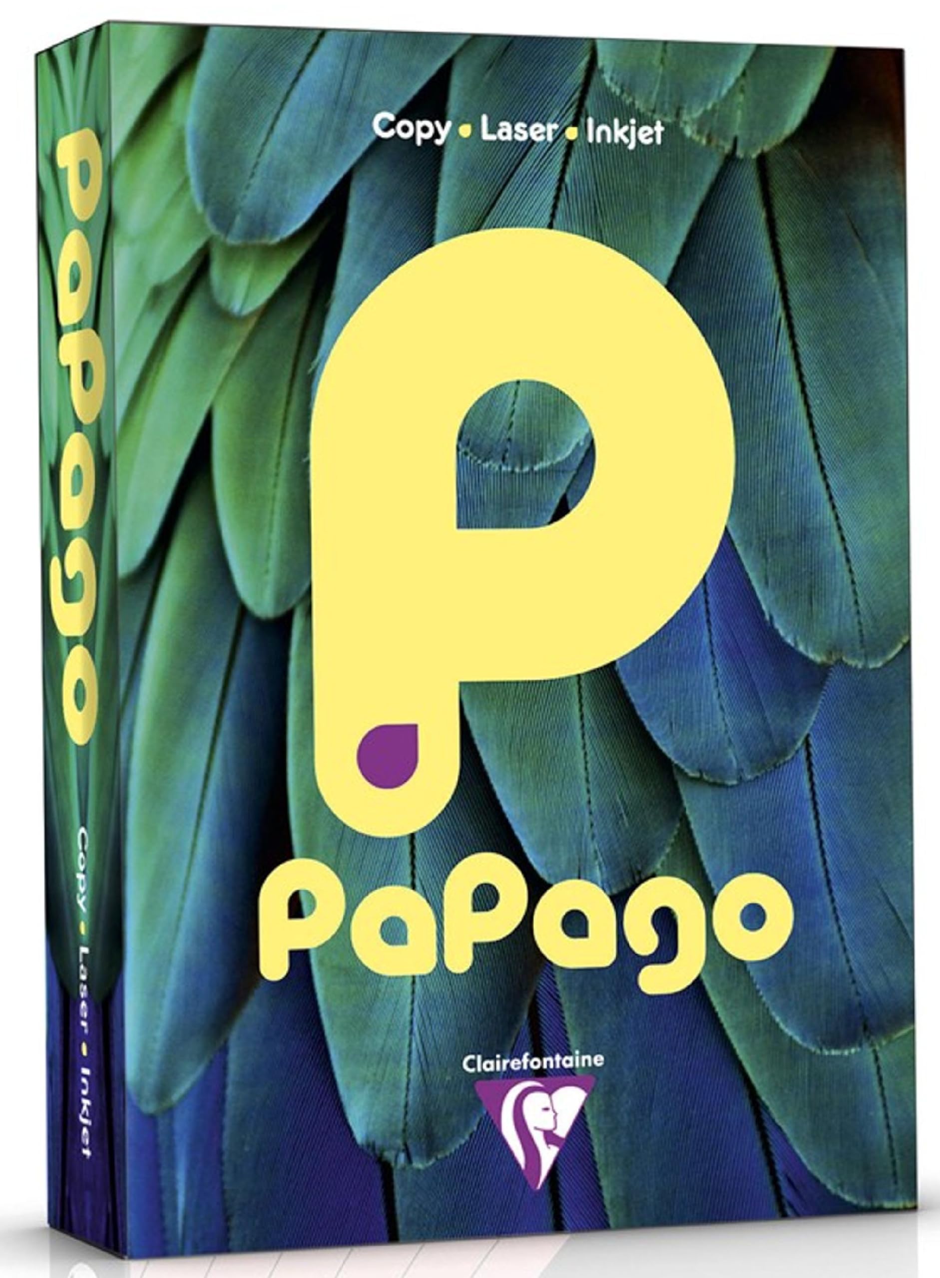 160 GSM A4 PAPAGO Printer Copier Paper 1 Ream of 250 Sheets - Canary ...