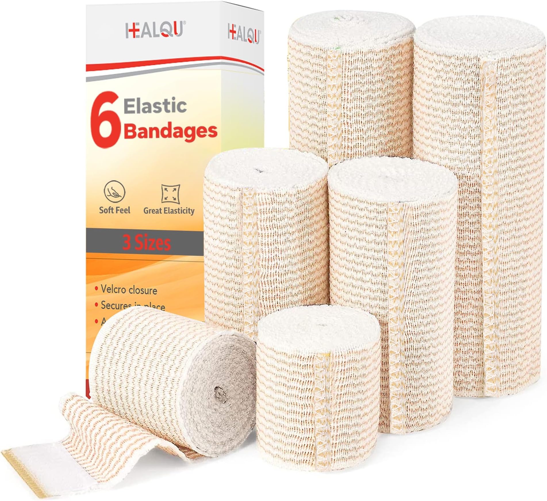 Amazon.com: LEIFIDE 36 Pack Compression Bandage Wrap with Self Closure ...