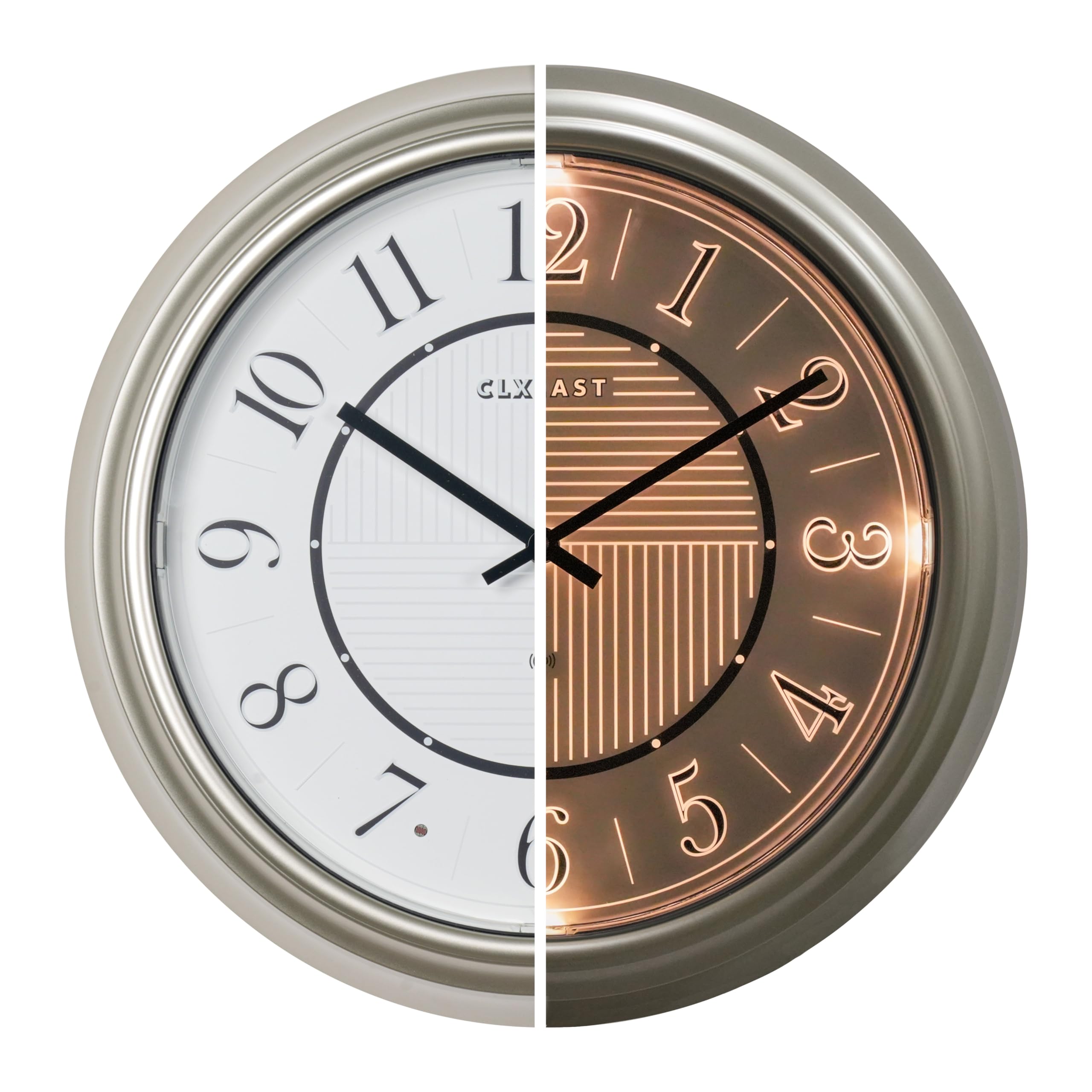 Amazon.com: CLXEAST 14 Inch Self-Illuminated in/Outdoor Atomic Wall ...