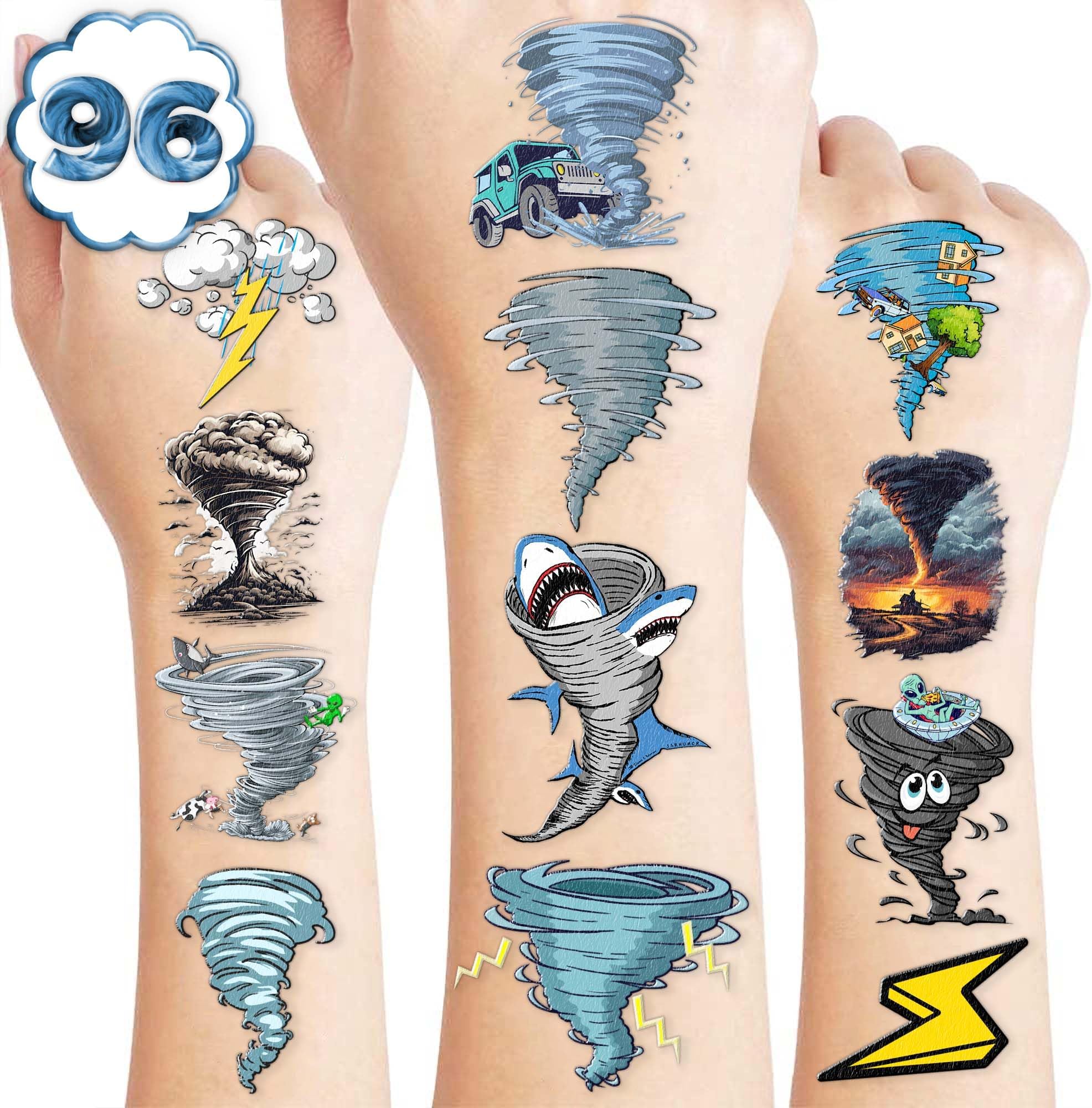 Amazon.com : 96 PCS Earth Day Environment Temporary Tattoos Birthday ...