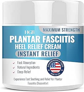 Plantar Fasciitis Cream, Maximum Strength Plantar Fasciitis Cream for ...