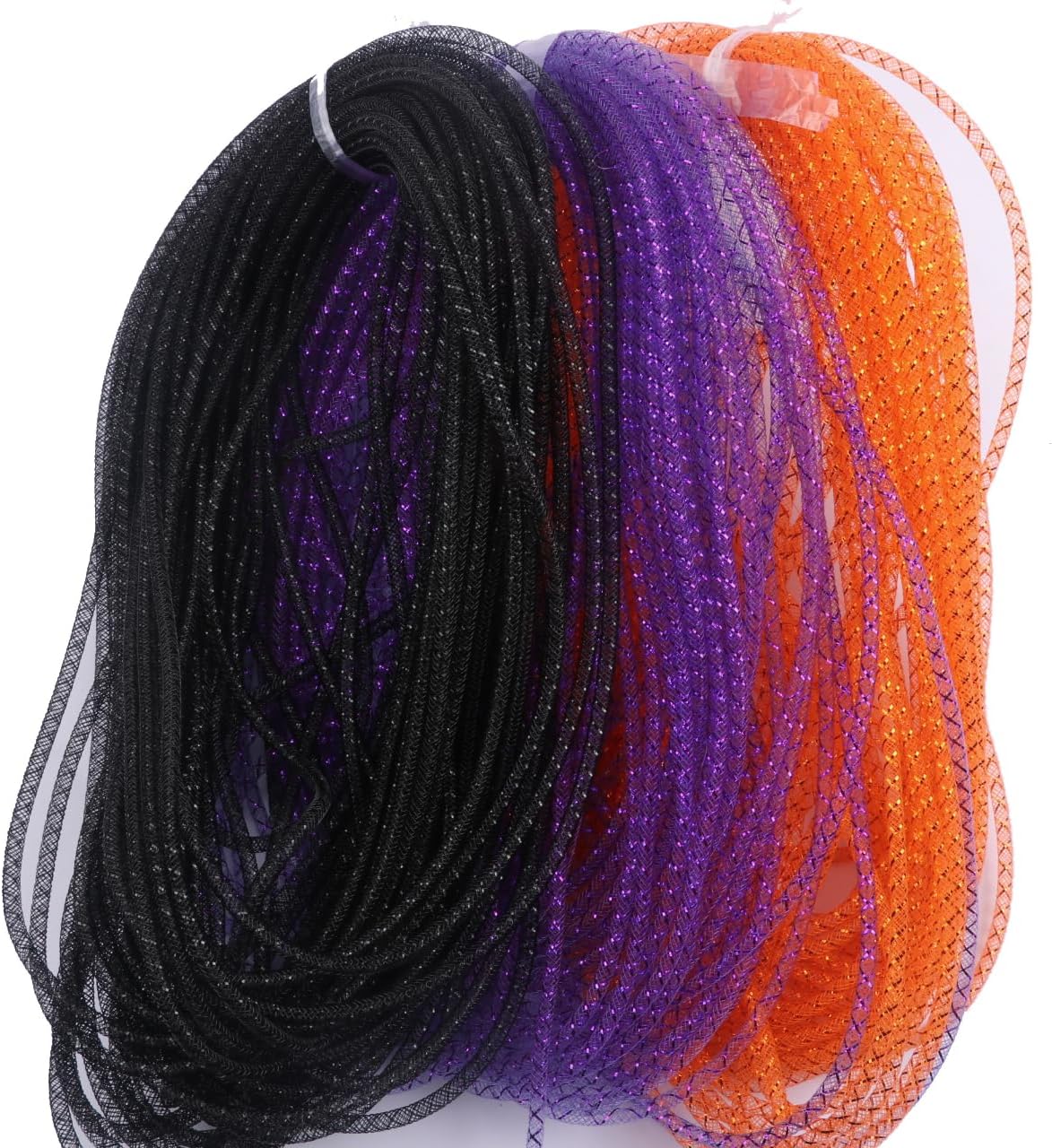 Amazon.com: YYCRAFT 75 Yards 4mm Mesh Tube Deco Flex for Wreaths ...