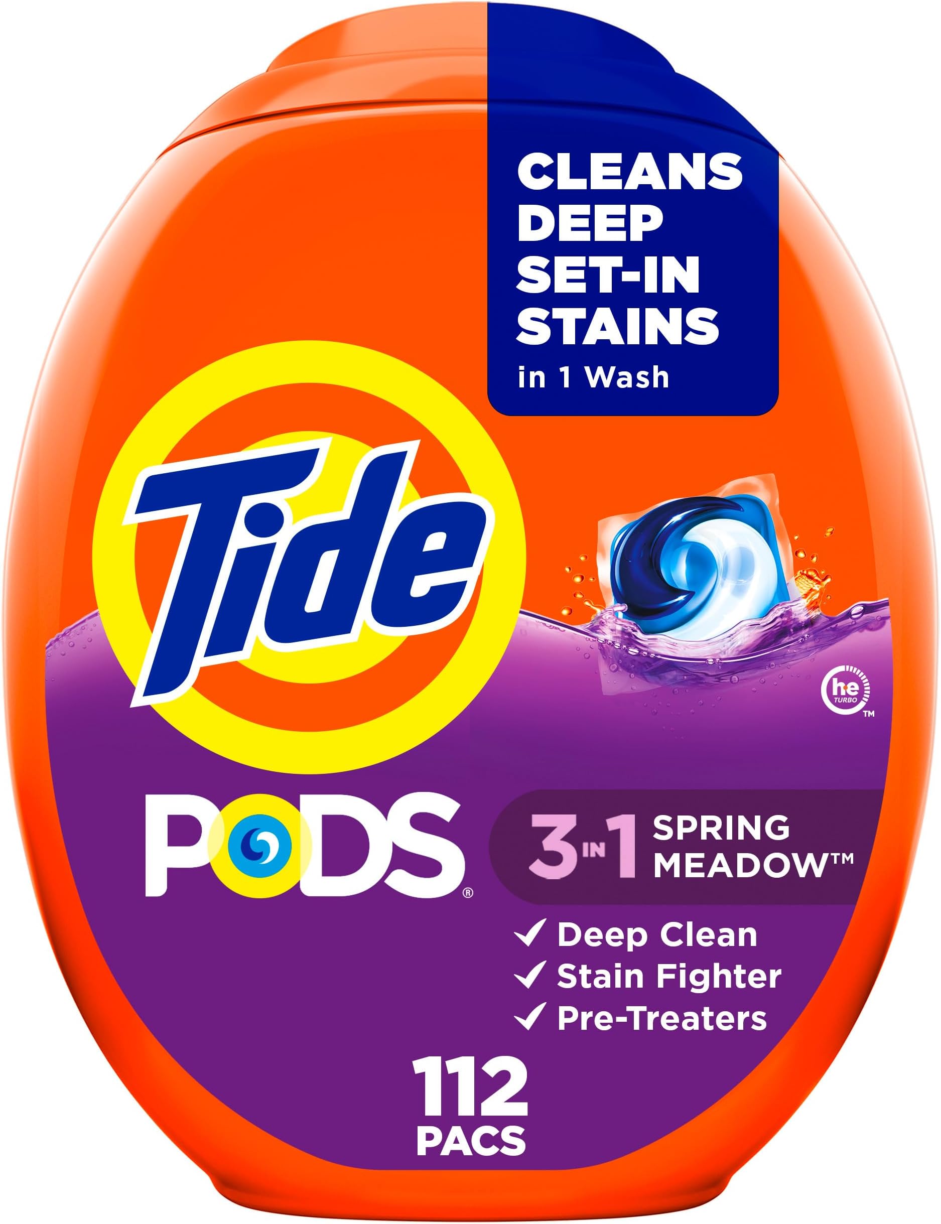 Amazon.com: Tide Oxi Boost Power PODS Laundry Detergent Pods, 45 Count ...